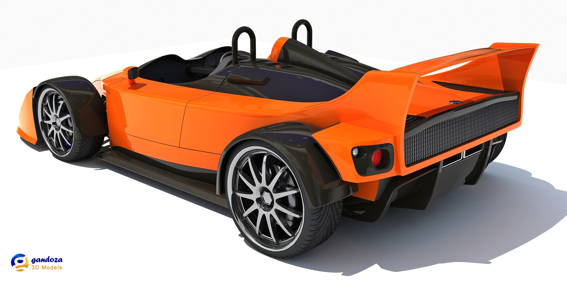 hulme canam supercar car 3d model