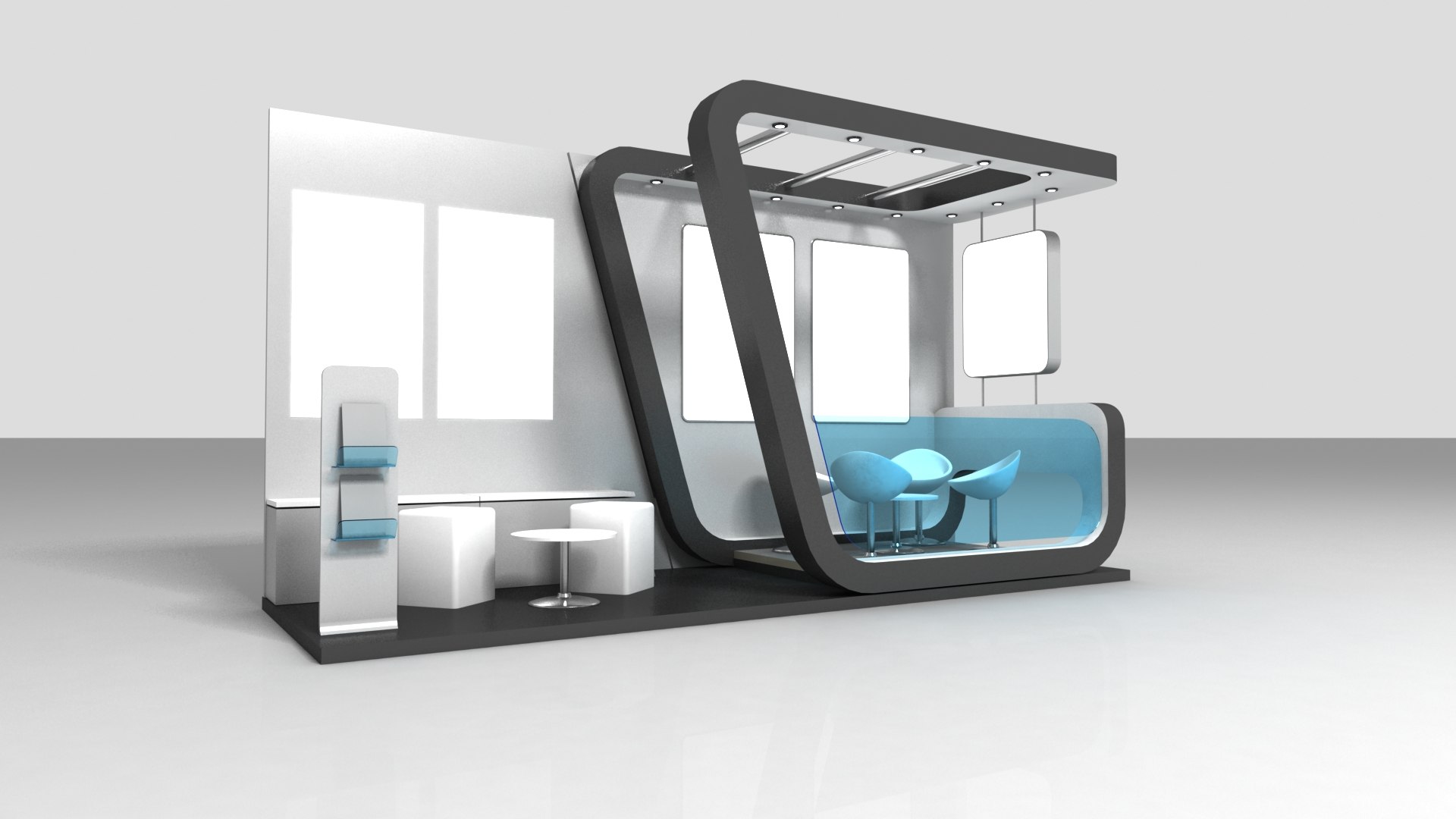 EXHIBITION STAND Display 3D Model - TurboSquid 1819330