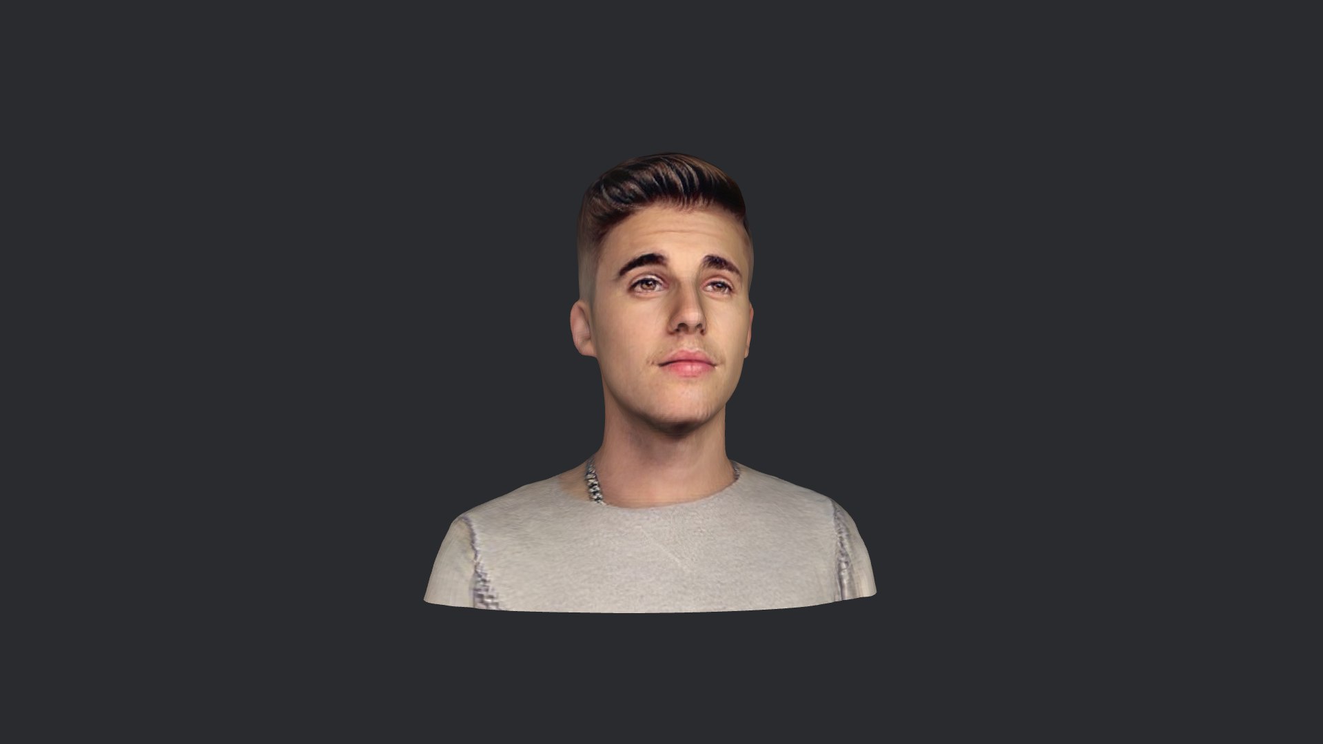 Justin Bieber-Realistic Bust Head Ready Model - TurboSquid 1874055