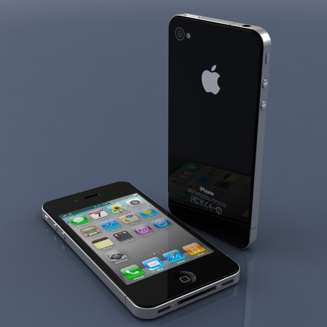 Apple Iphone 4 3d Model
