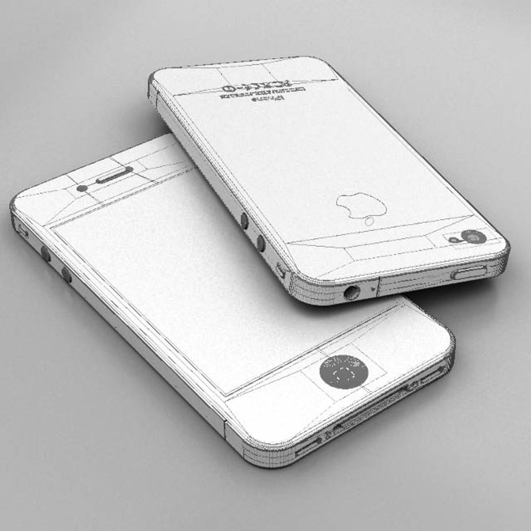 Apple Iphone 4 3d Model