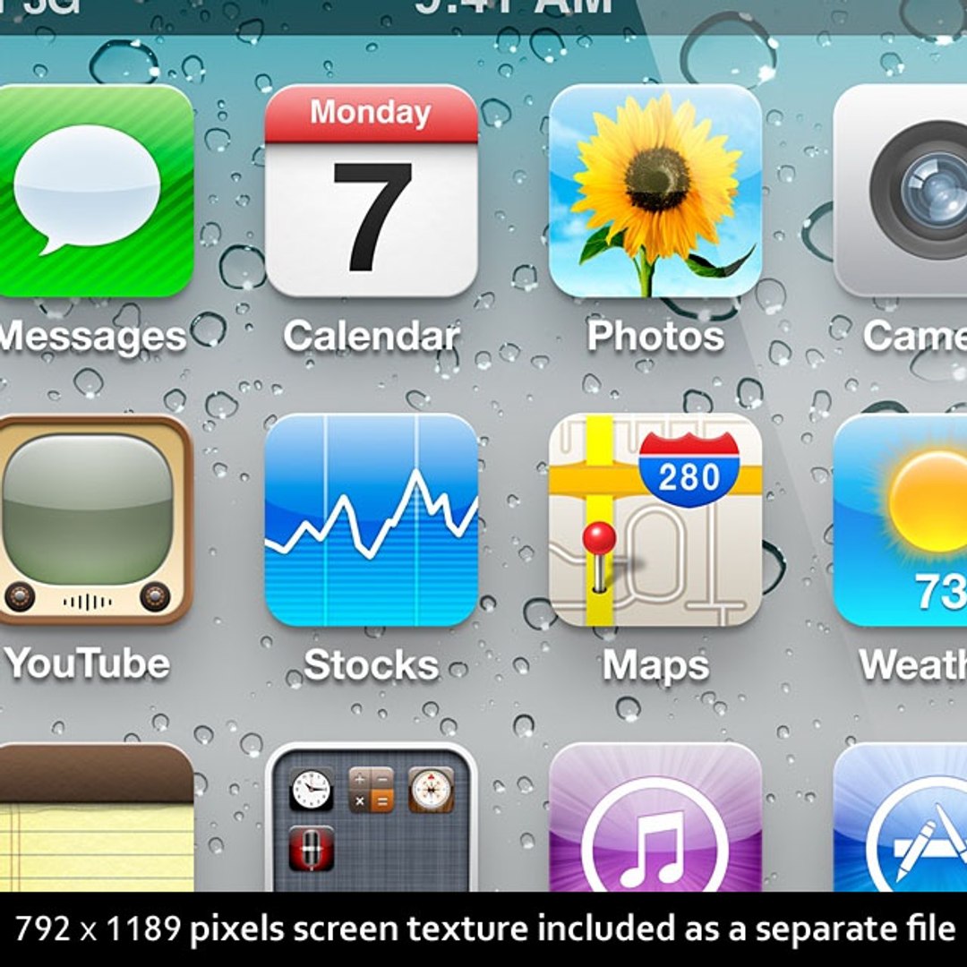 Apple Iphone 4 3d Model