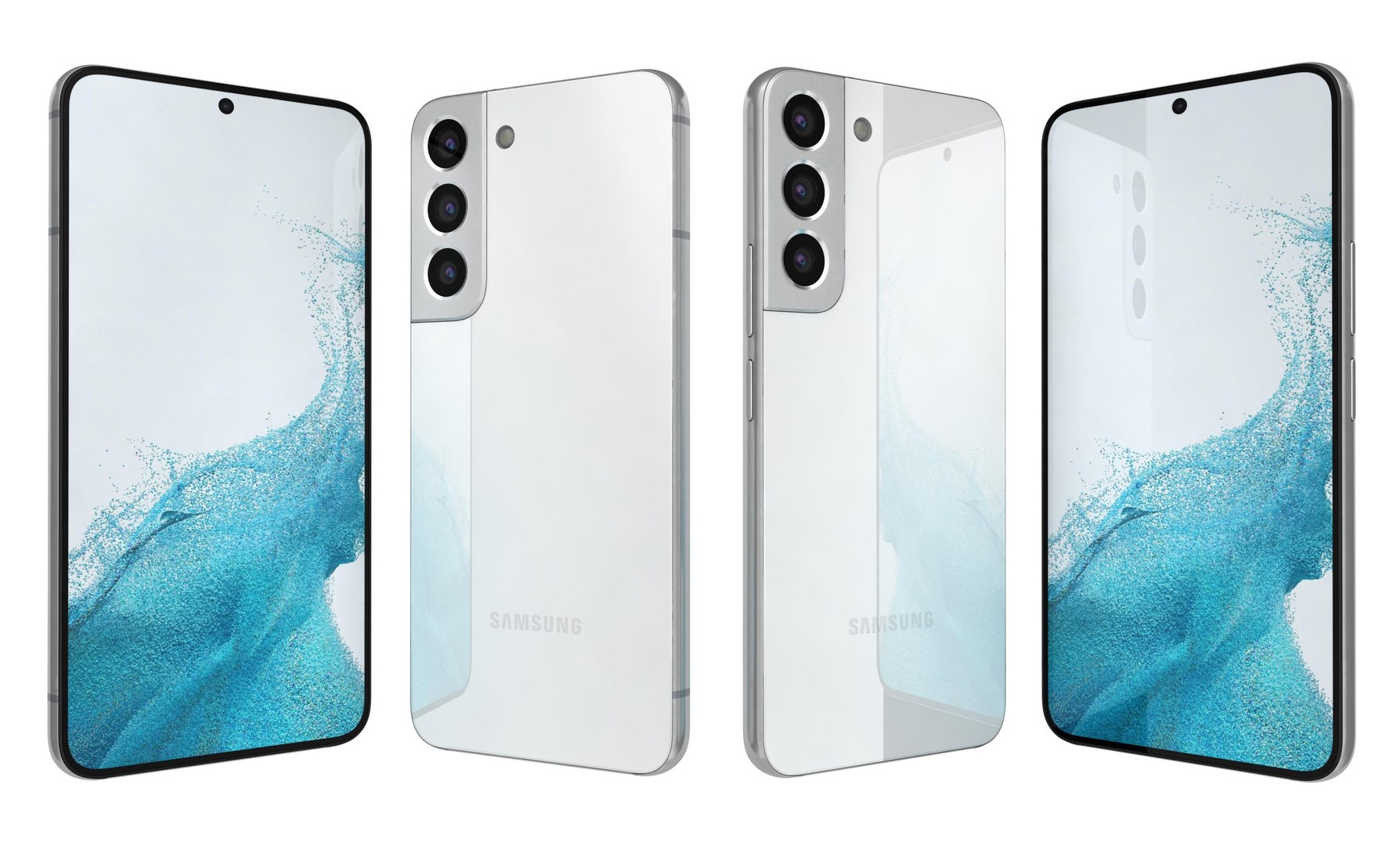 Samsung Galaxy S22 Plus White 3D Model - TurboSquid 1879775