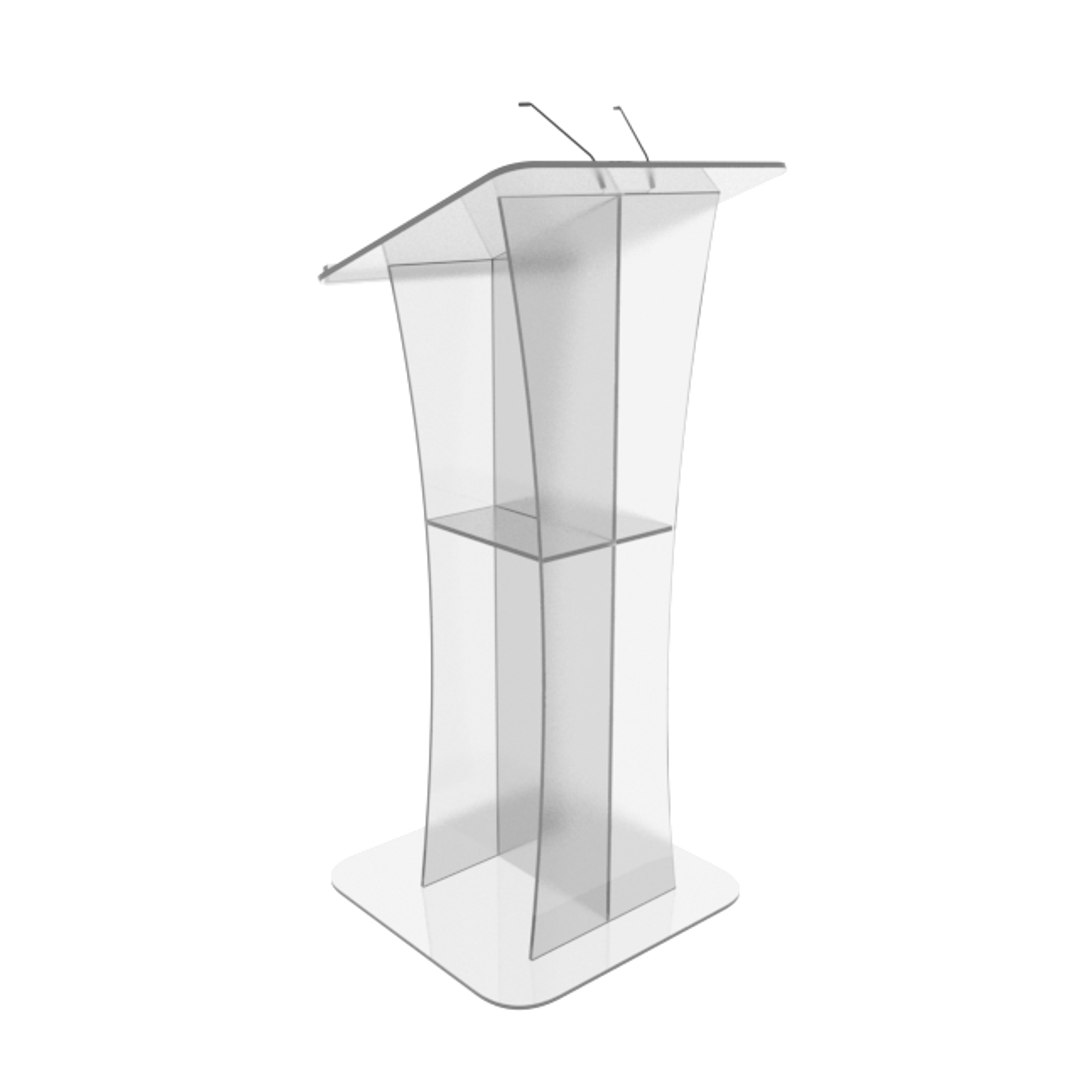 Acrylic Podium 3D Model - TurboSquid 1569830