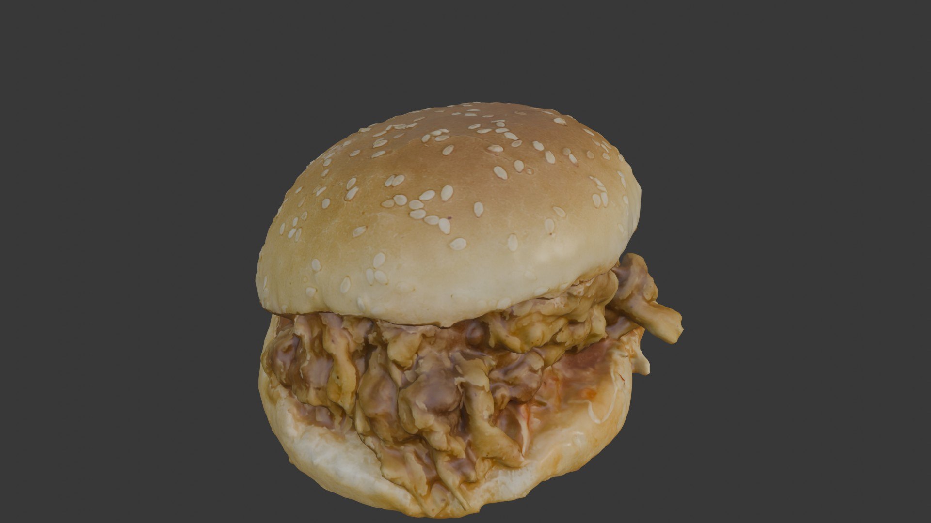 Burger Scan Model - TurboSquid 2436053