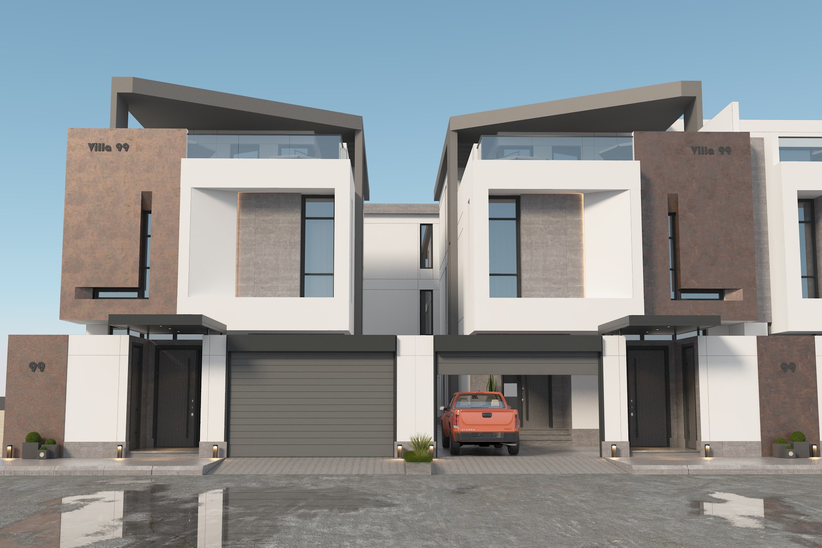 3D Residential Villas Complex 3dmax design project - TurboSquid 2057016