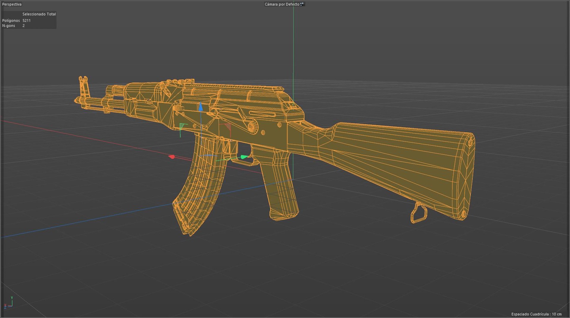 AKM Machine Gun Low-poly 3D Model Model - TurboSquid 1830958