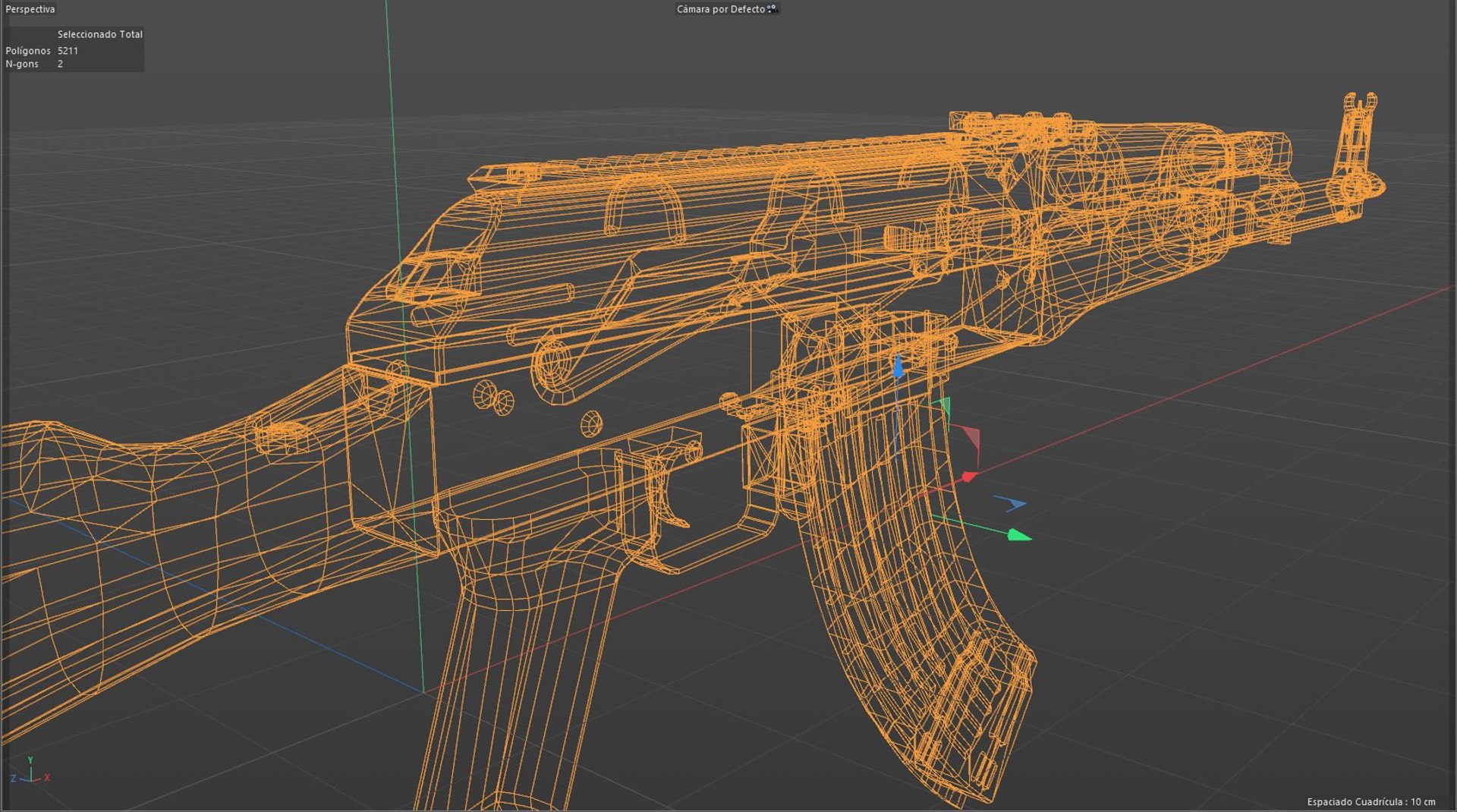 AKM Machine Gun Low-poly 3D Model Model - TurboSquid 1830958