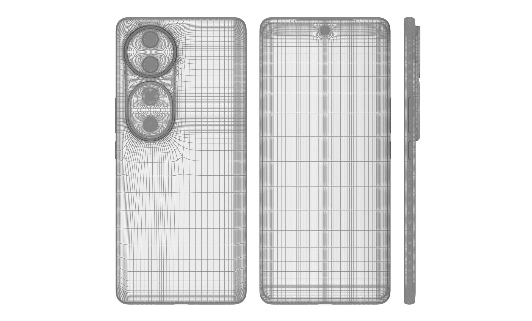 3D Vivo V40 Pro Meteor Blue Model - TurboSquid 2271042