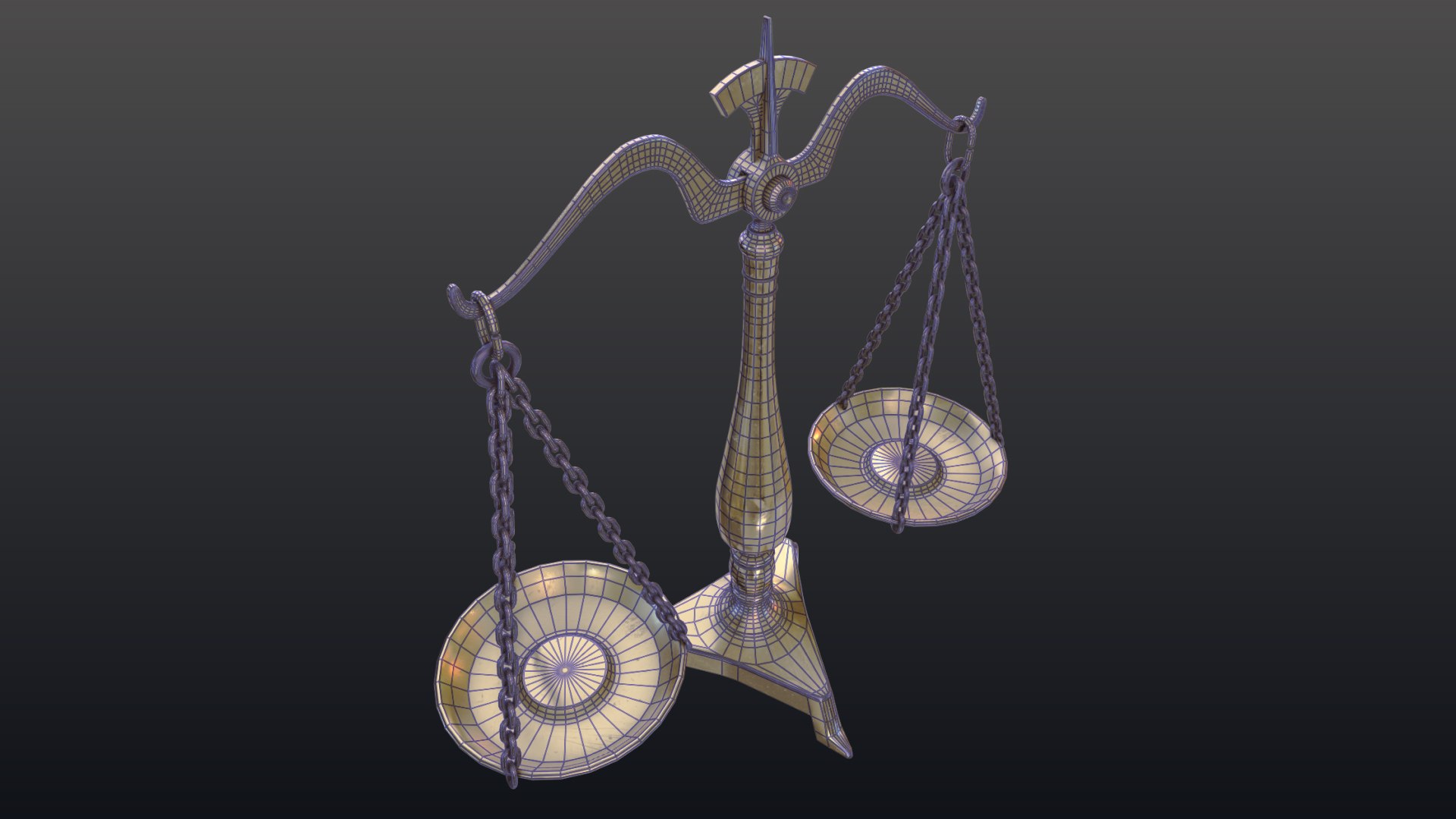 Balance Scale 3D Model - TurboSquid 1741322