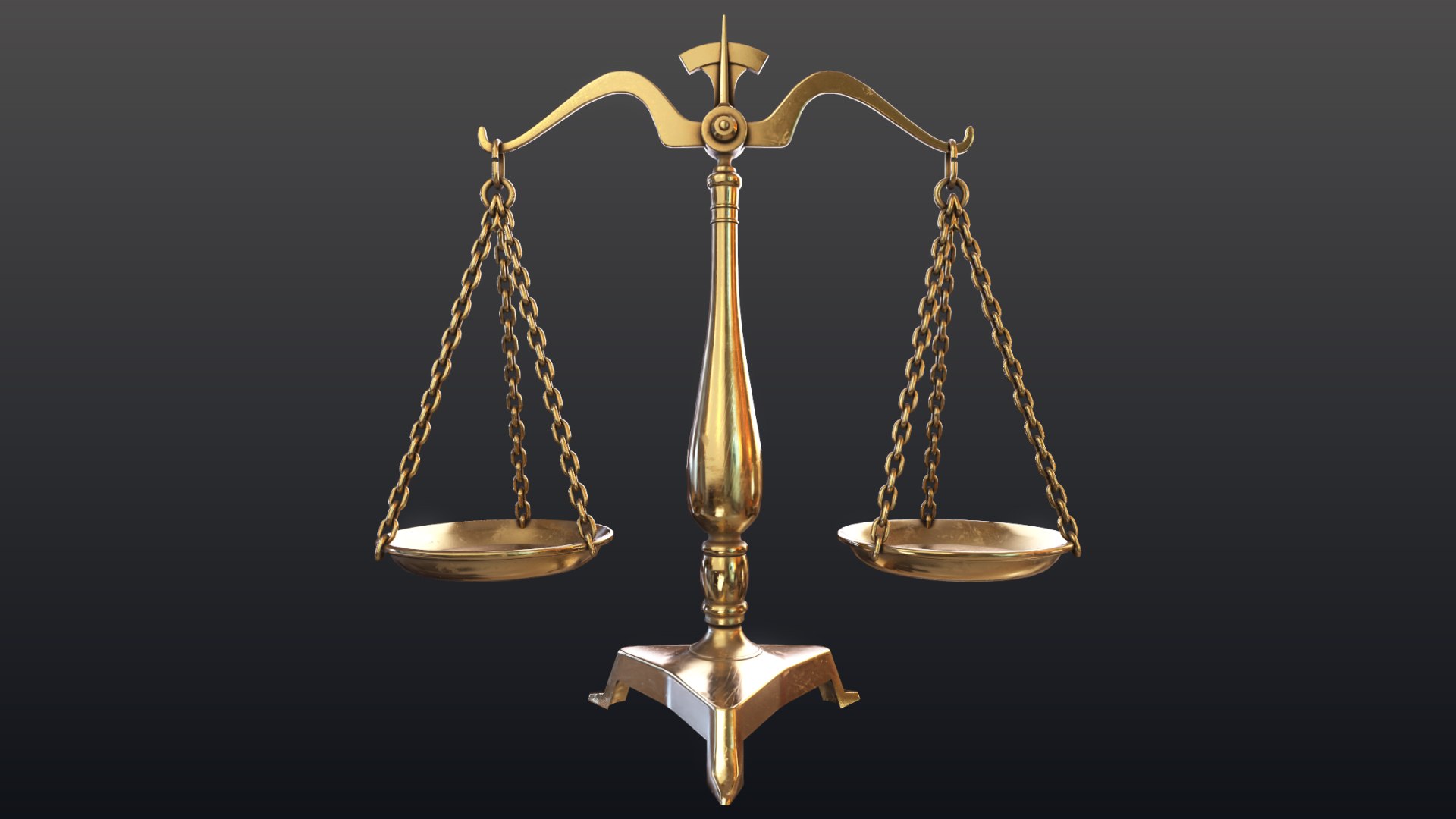 Balance Scale 3D Model - TurboSquid 1741322