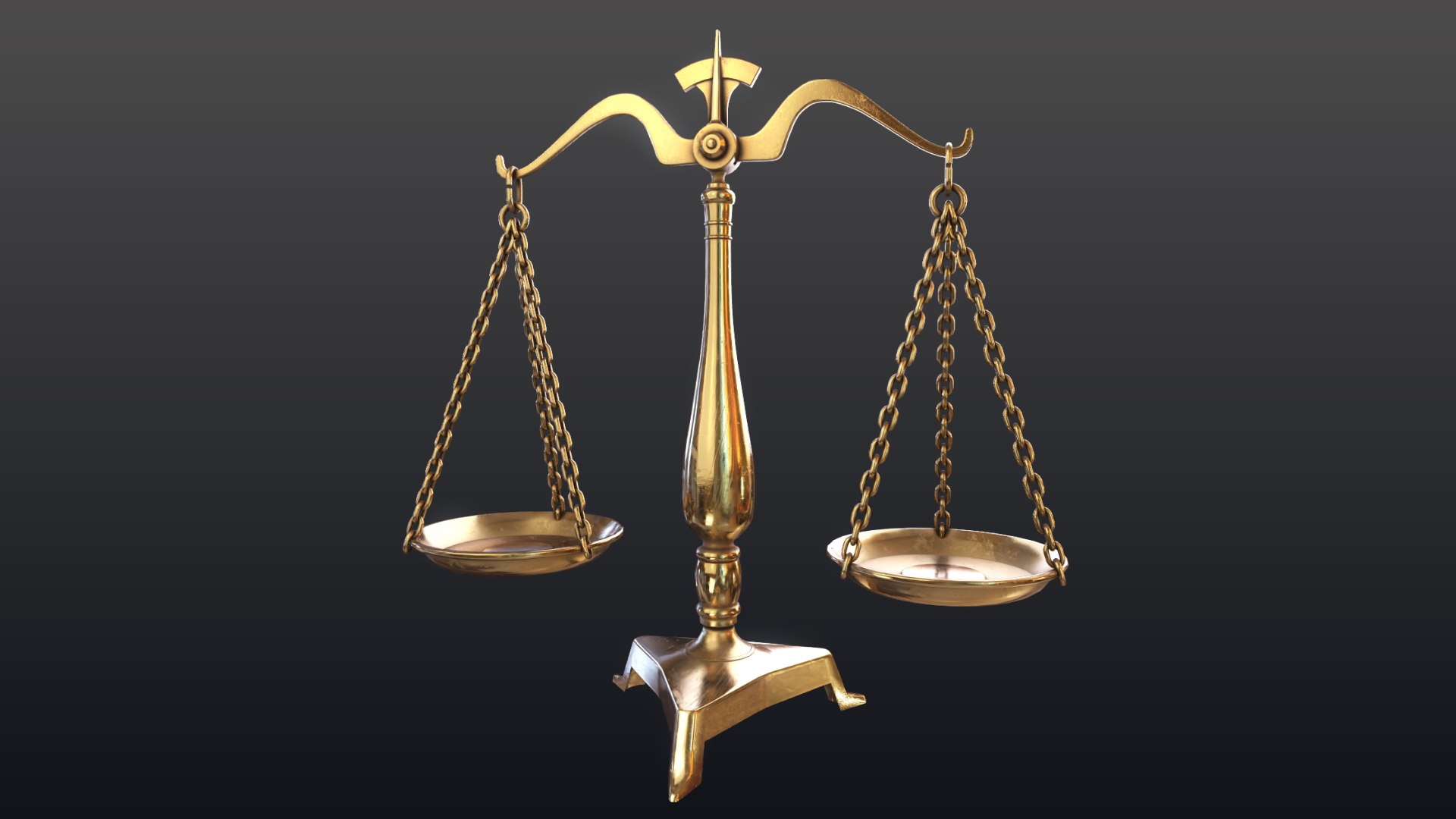 Balance Scale 3D Model - TurboSquid 1741322