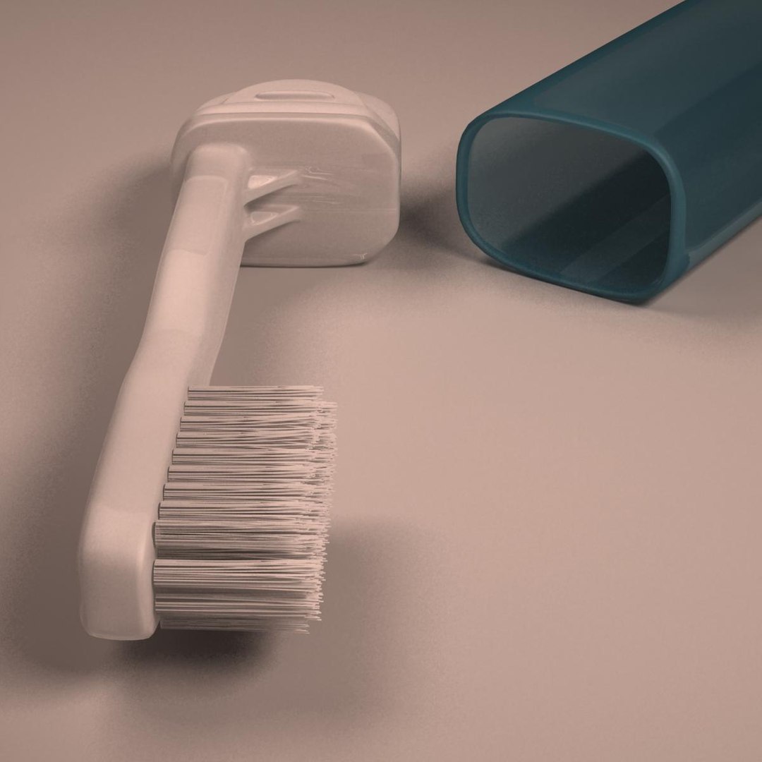 3ds max portable toothbrush