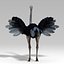 3d ostrich
