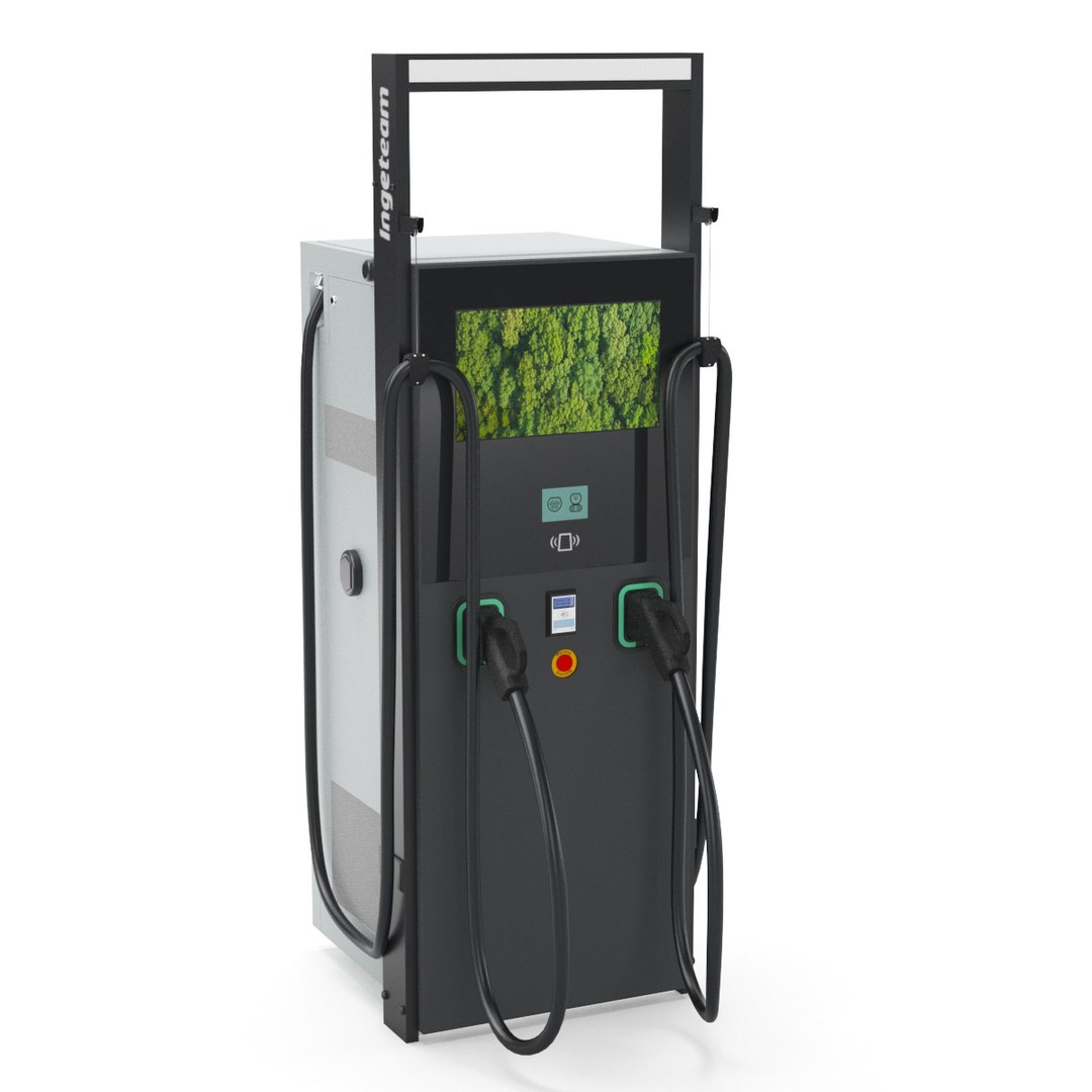 3D Ingeteam ST 120 EV Charger Model - TurboSquid 2308977