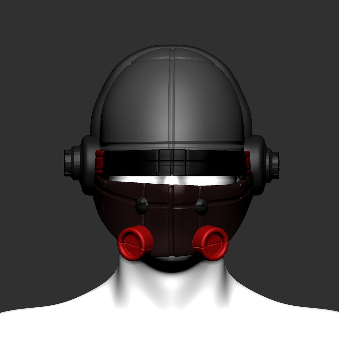 Mask Helmet Sculpt Printable Model - TurboSquid 1594753