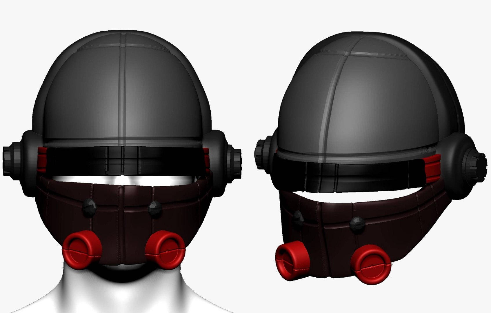 Mask Helmet Sculpt Printable Model - TurboSquid 1594753