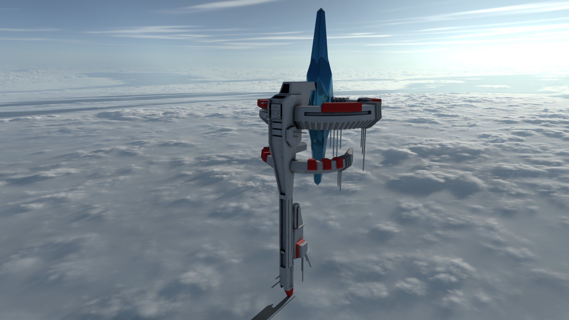 Sci-fi Starbase Model - TurboSquid 1226689