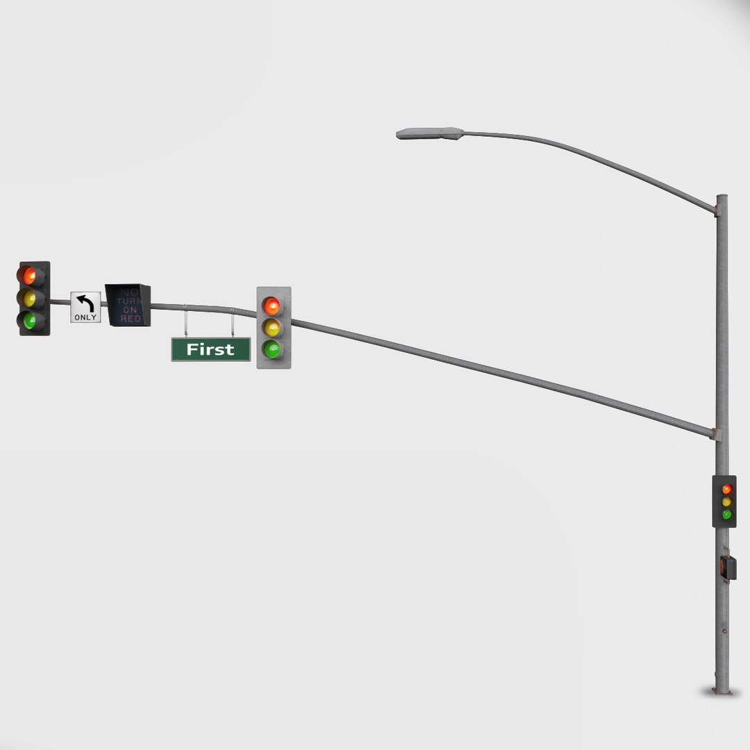 Traffic Signal 3d Model
