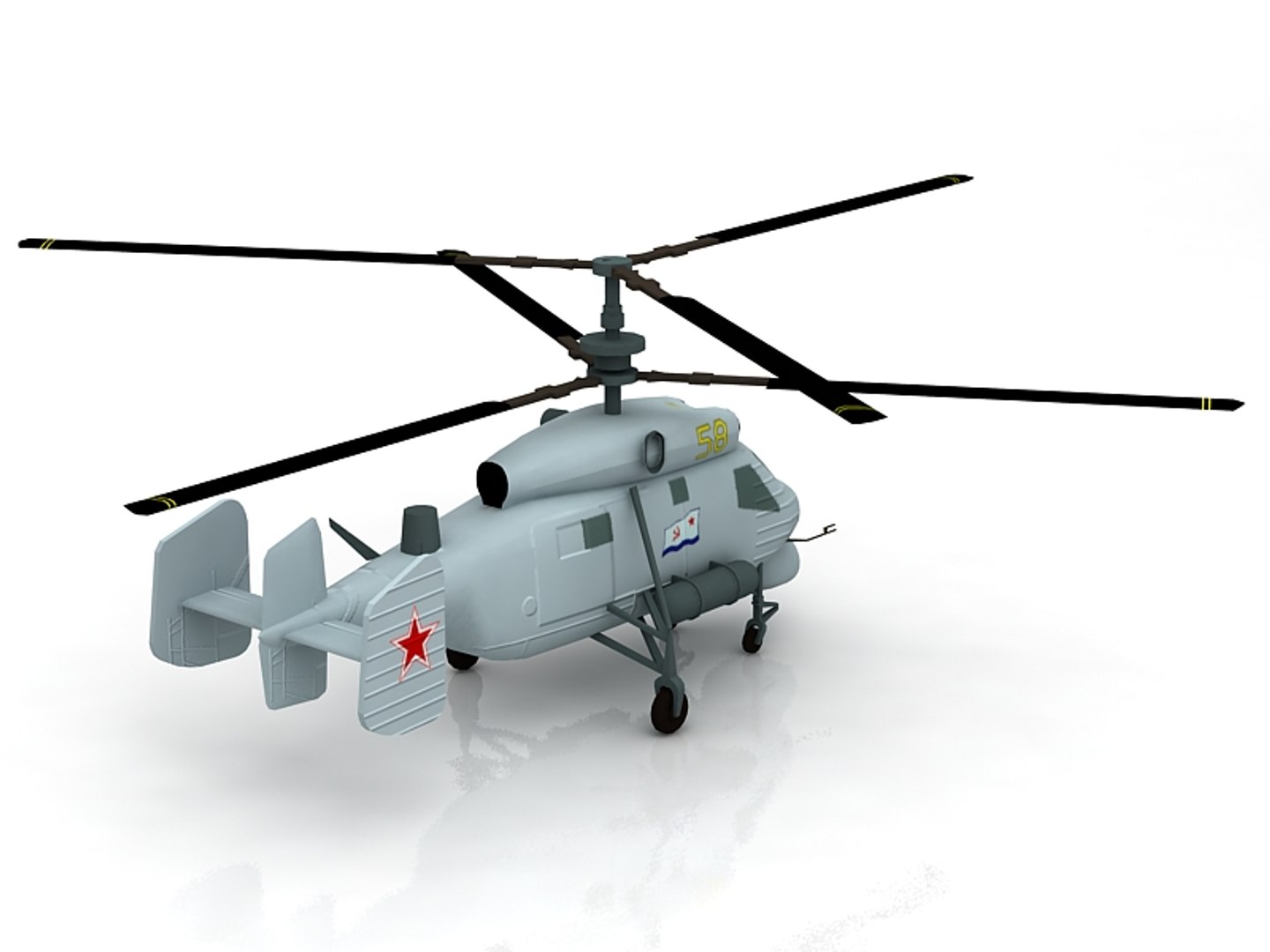 3D Ka-25 Ka-25 Chinese Navy model - TurboSquid 1783549