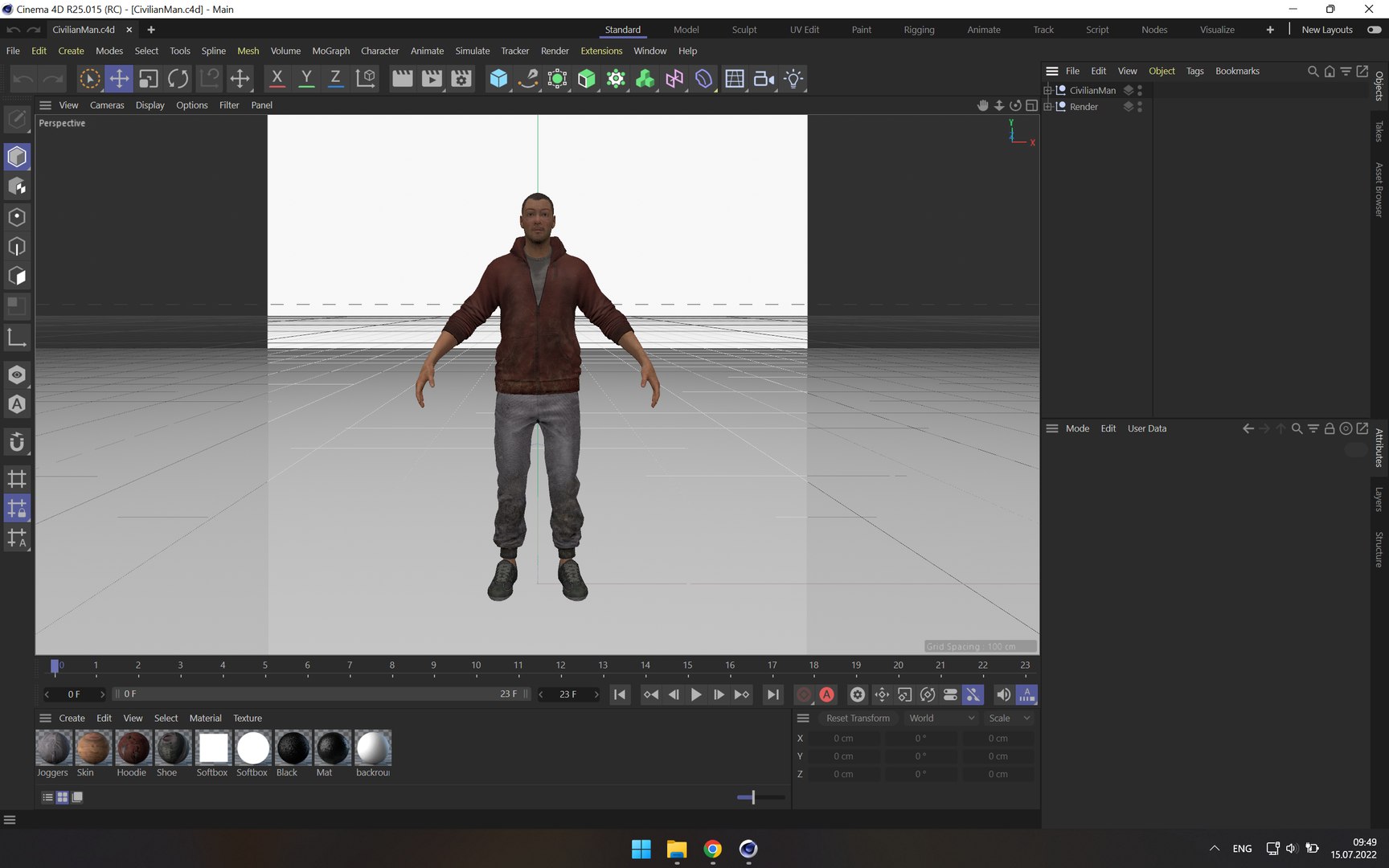 3D Civilian Man - TurboSquid 2379815