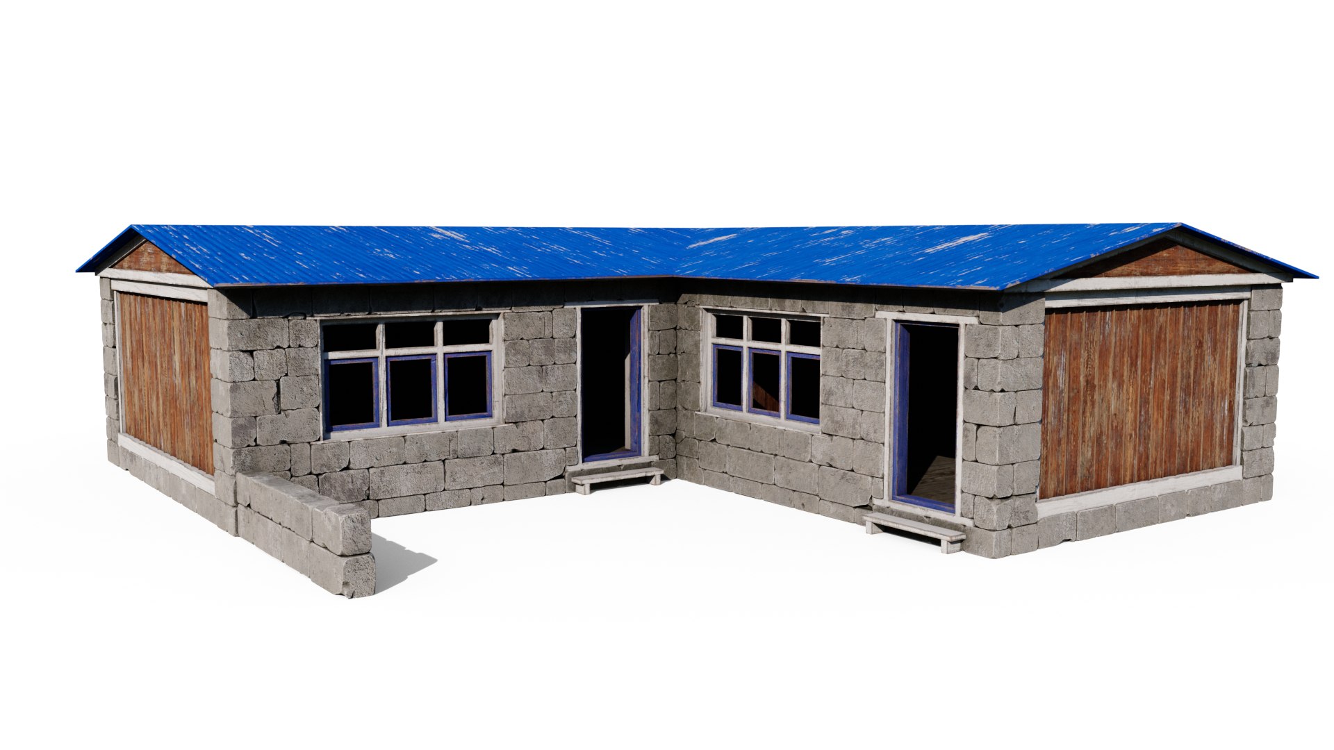 3D Mountain Lodge - TurboSquid 1863424