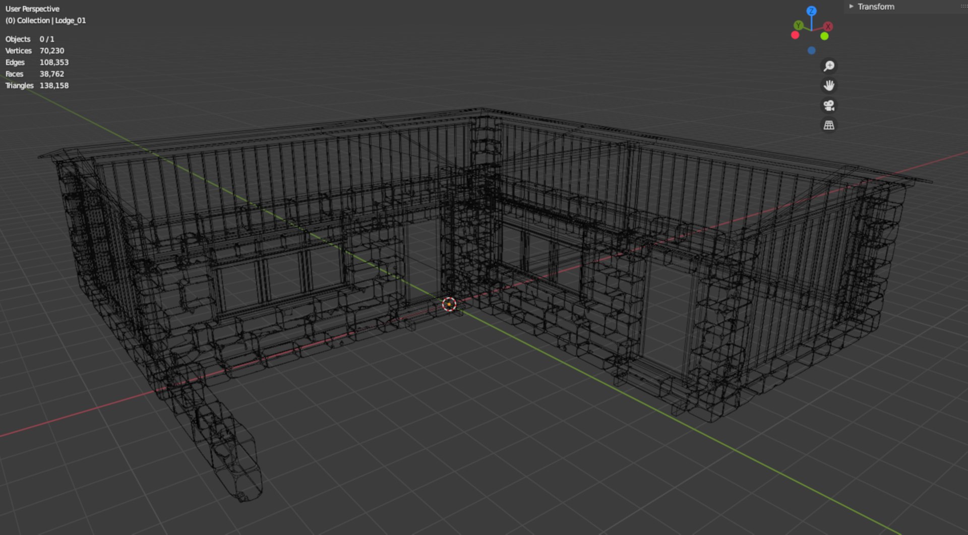 3D Mountain Lodge - TurboSquid 1863424