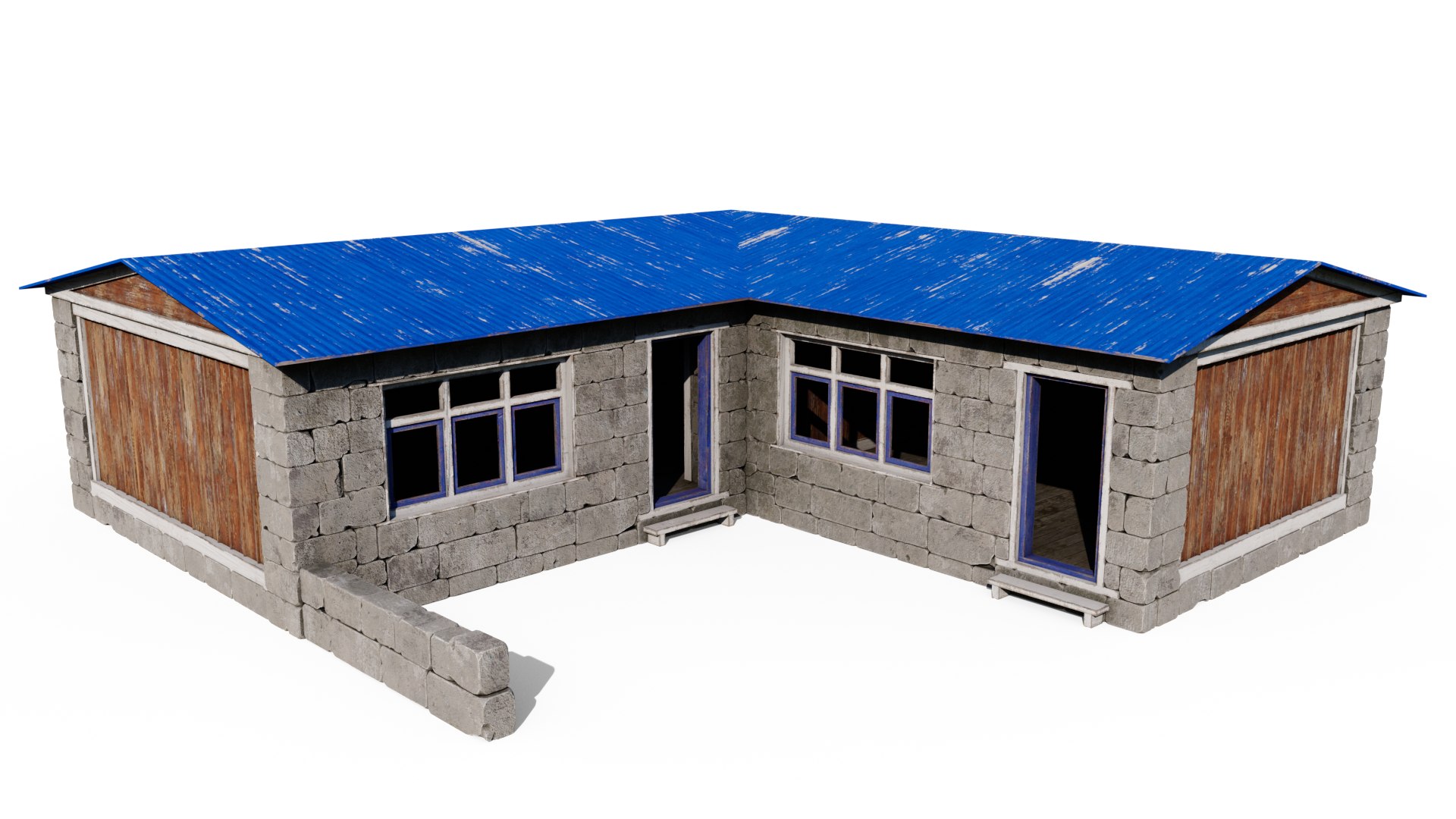 3D Mountain Lodge - TurboSquid 1863424