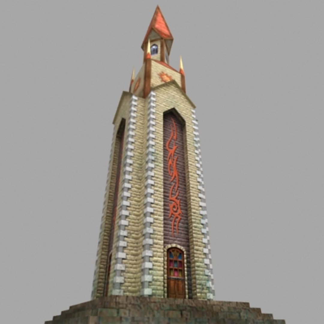 Fantasy Tower Magical 3d Model