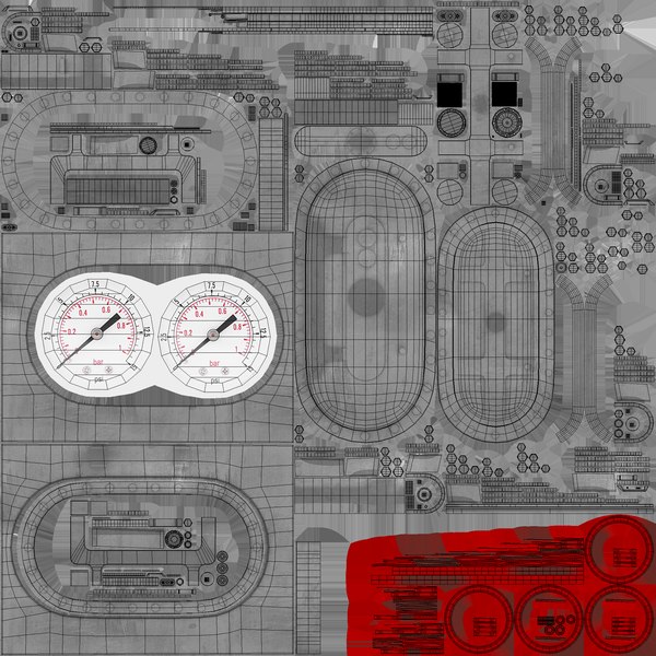 Metal Bunker Door 3D - TurboSquid 1745052