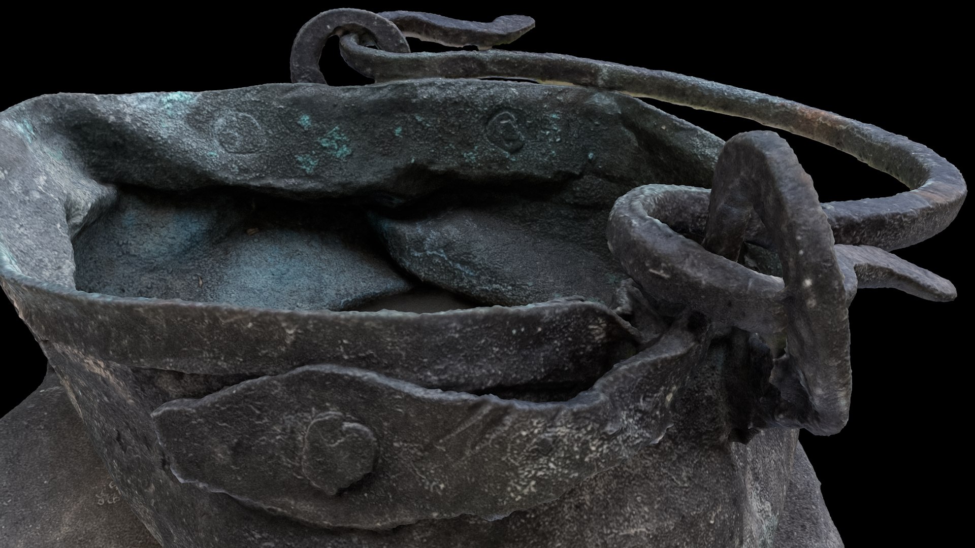 3D Antique Crushed Copper Pot - TurboSquid 2112879