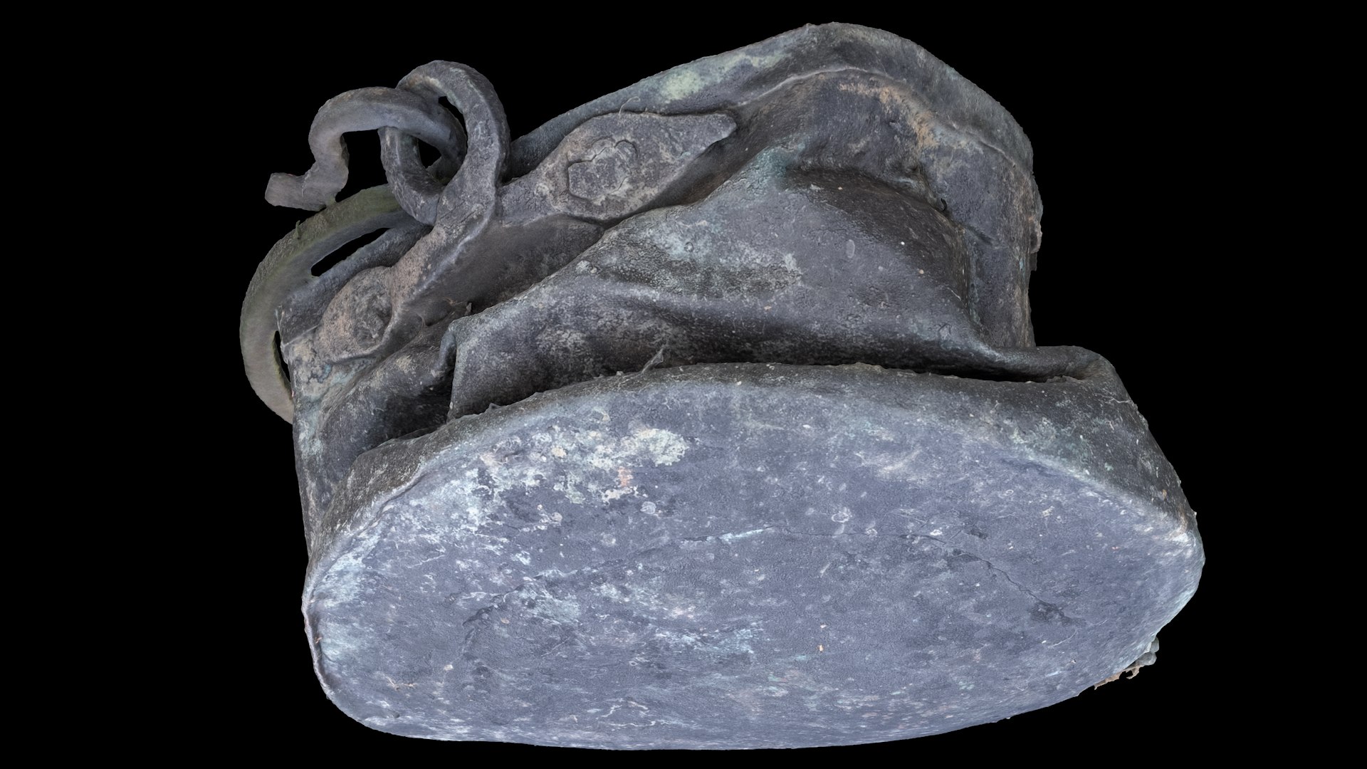 3D Antique Crushed Copper Pot - TurboSquid 2112879