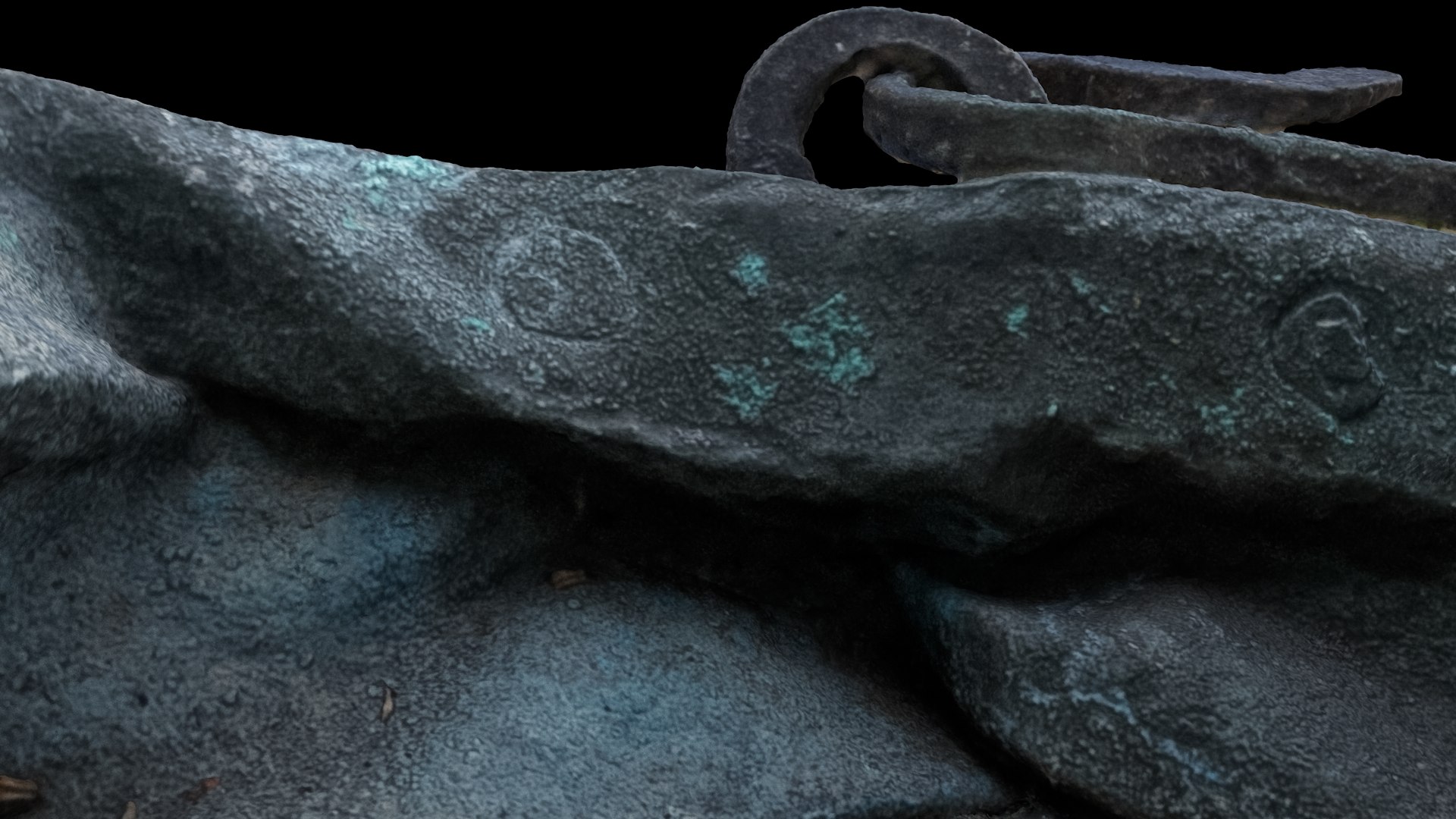 3D Antique crushed copper pot - TurboSquid 2112879