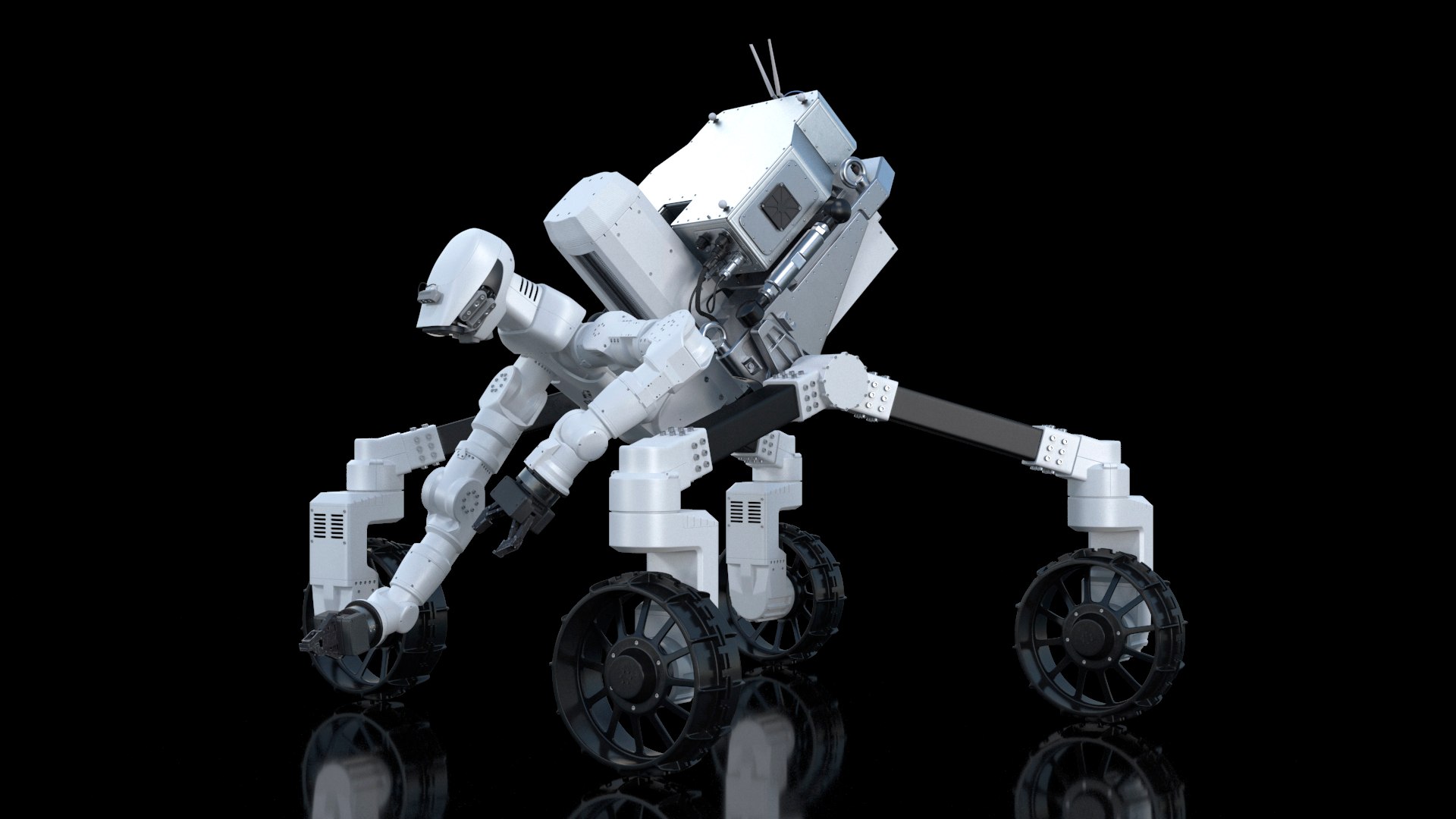 3D GITAI R1 Lunar Robotic Rover Rigged for Maya model - TurboSquid 2069064