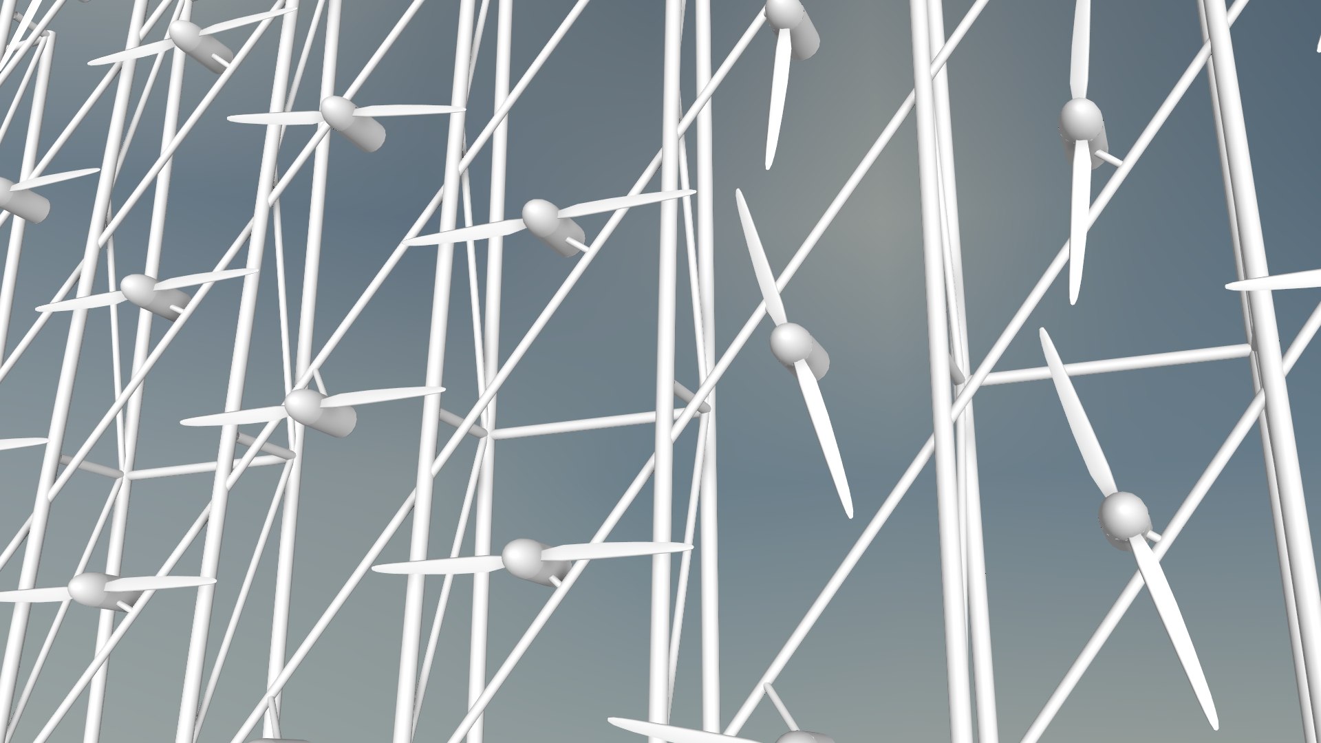 3D Wind Turbine Farm - TurboSquid 1747647