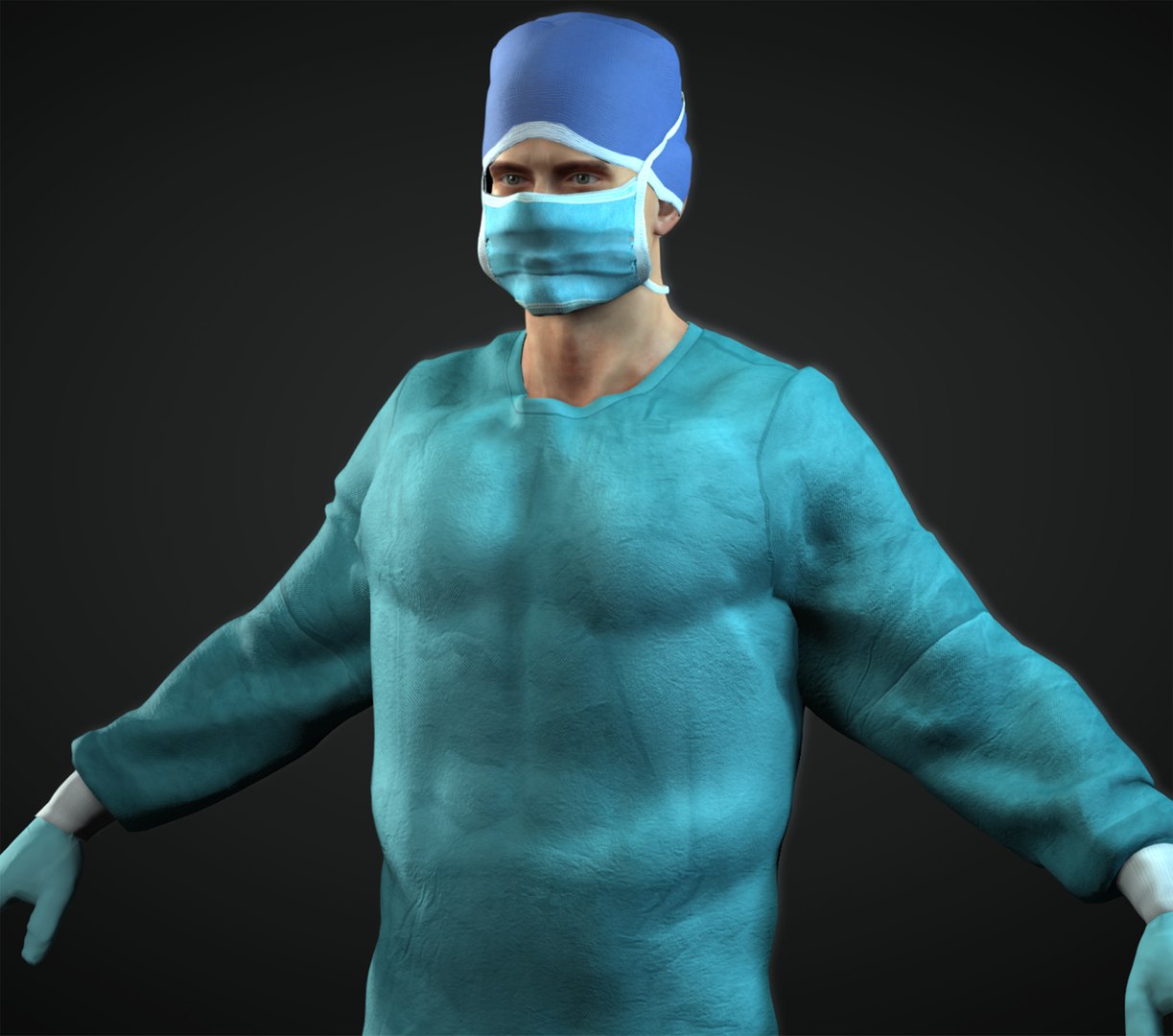 Doctor Surgeon Low-poly 3D Model 3D - TurboSquid 1871580
