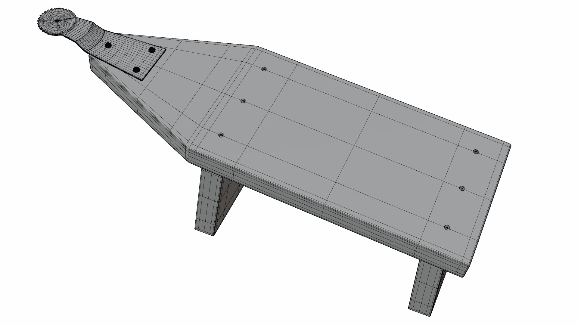 3D model Thai Coconut scraper - TurboSquid 2176446