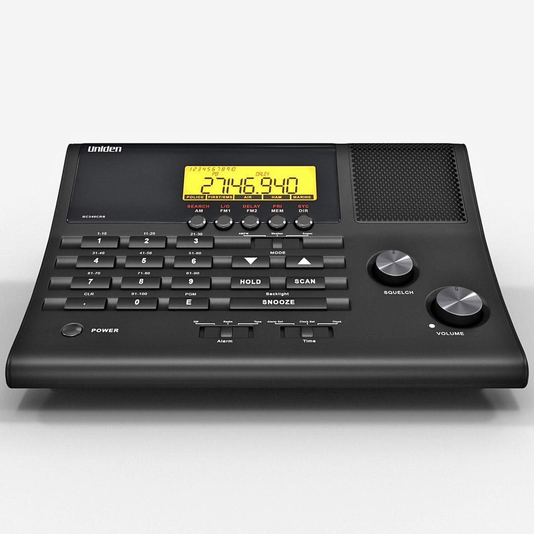100-channel Radio Scanner Uniden 3ds