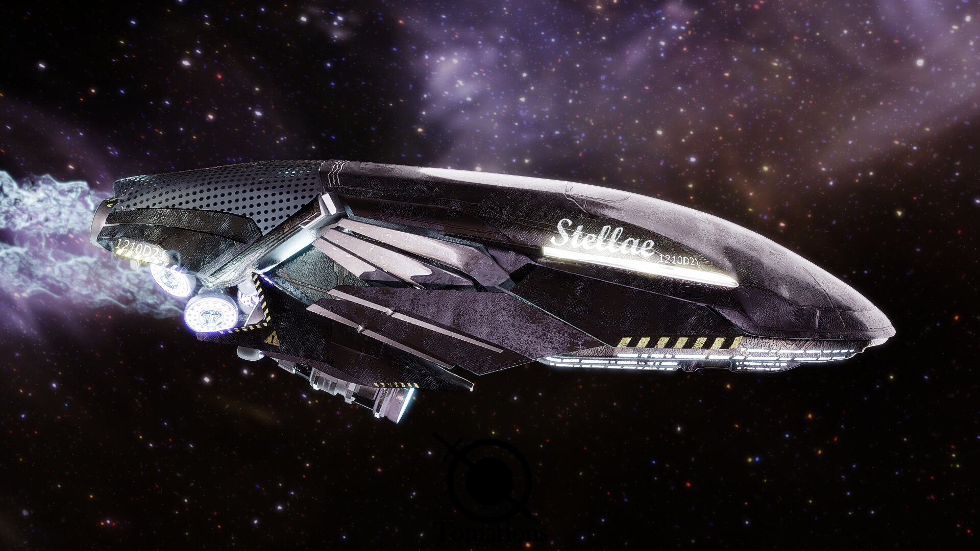3D Model Stellaris Star Ship - TurboSquid 1861799