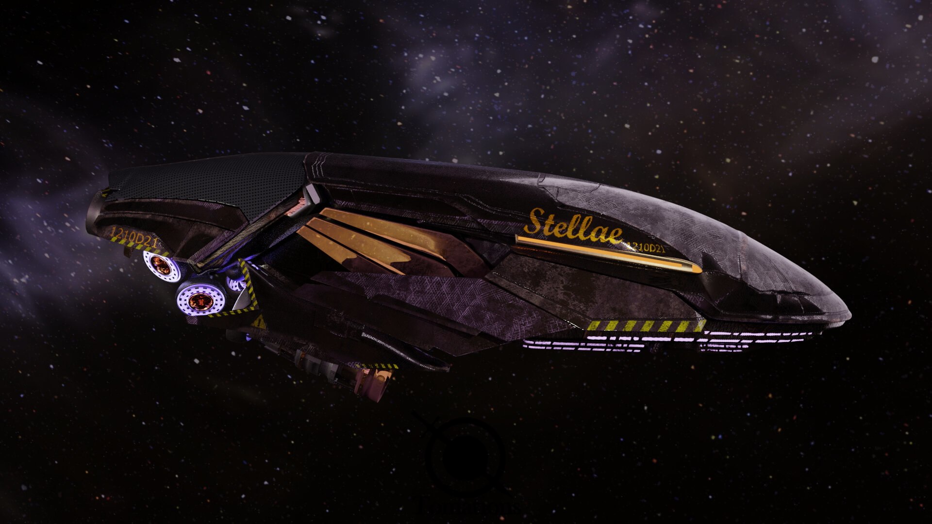 3D Model Stellaris Star Ship - TurboSquid 1861799