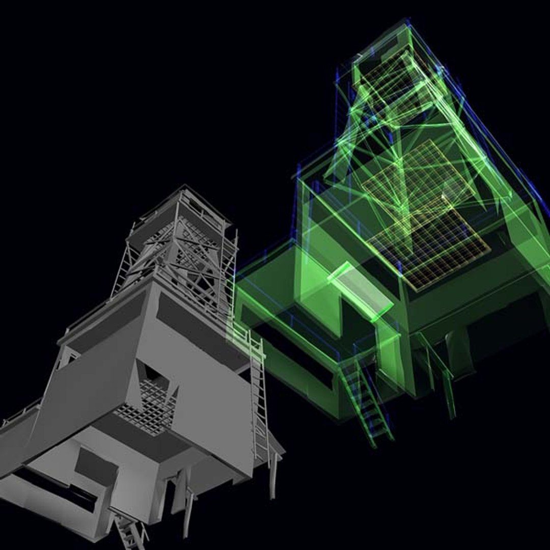 3d Model Military Tower