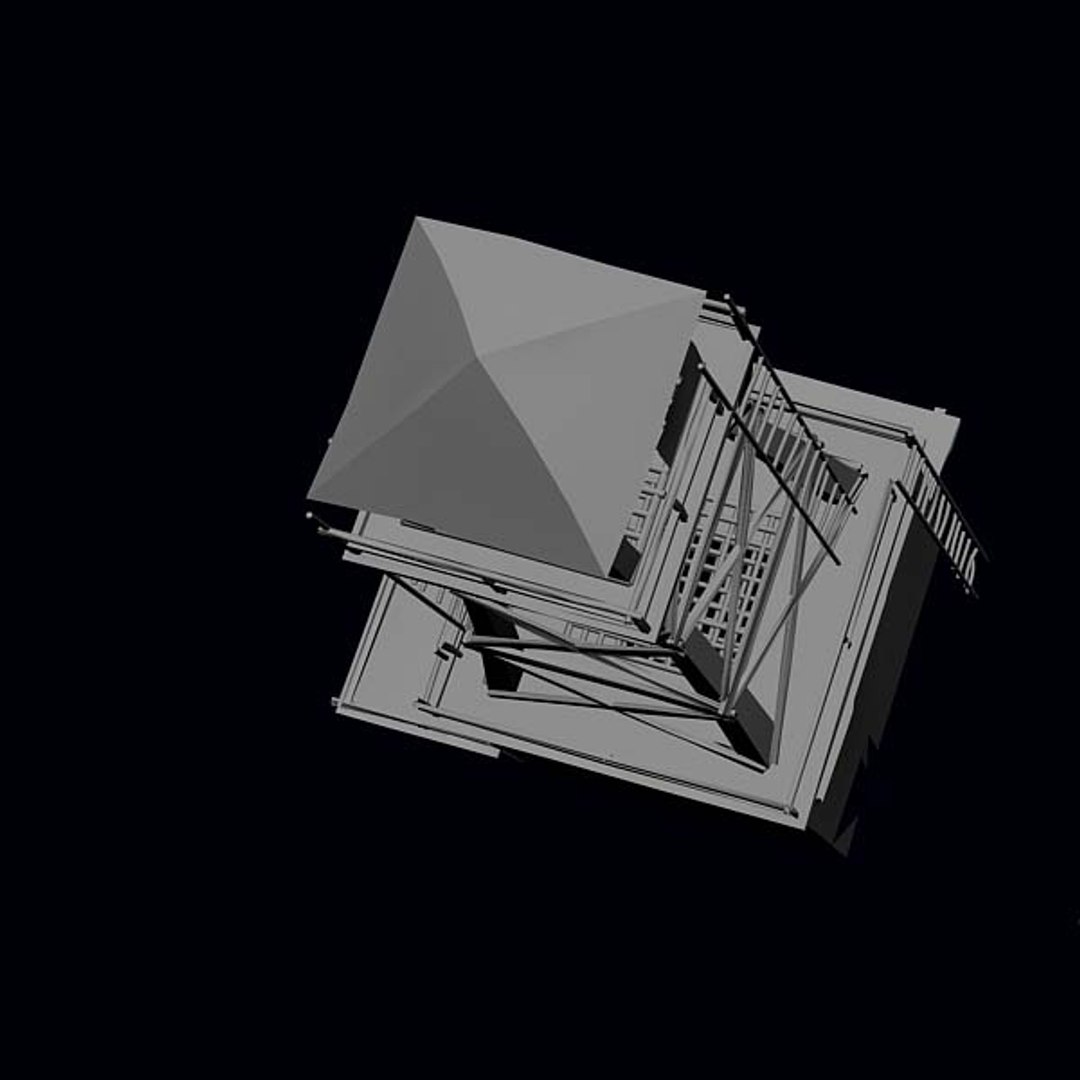 3d Model Military Tower