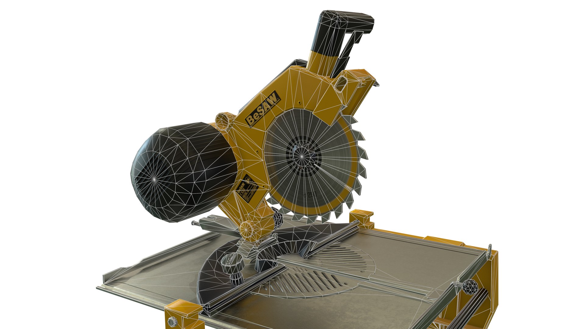 Machine Saw Clean 3D Model - TurboSquid 1636720