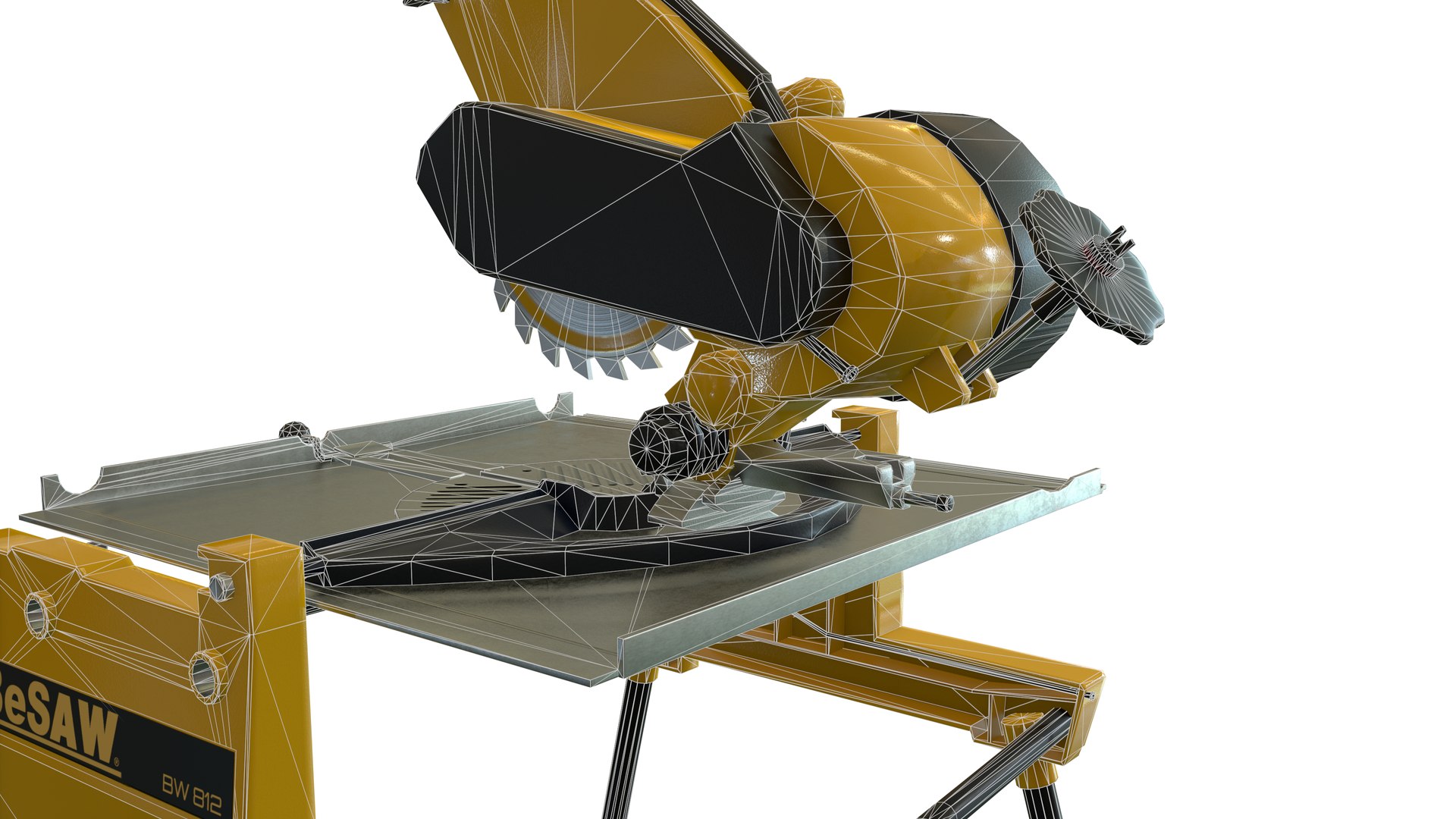 Machine Saw Clean 3D Model - TurboSquid 1636720