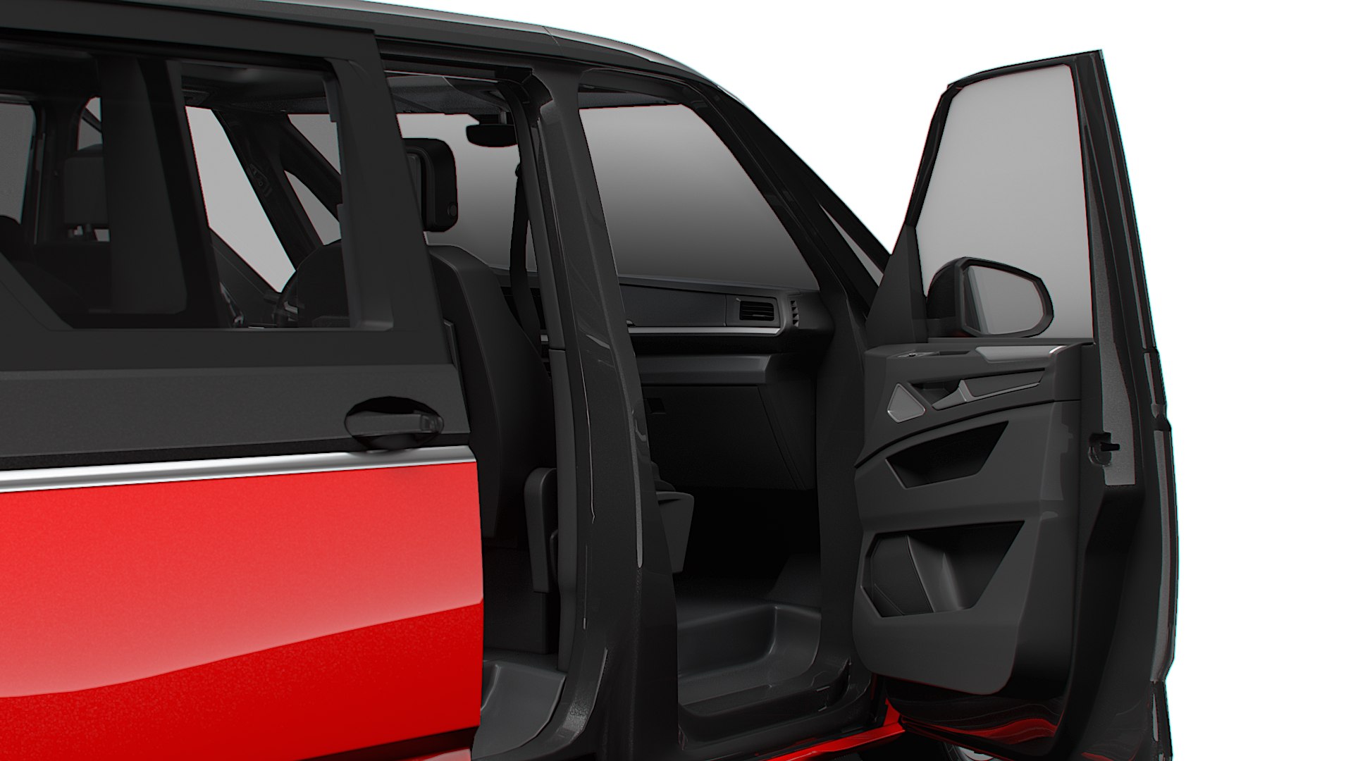 VW T7 Multivan Long HQ Interior 2025 3D - TurboSquid 2317040