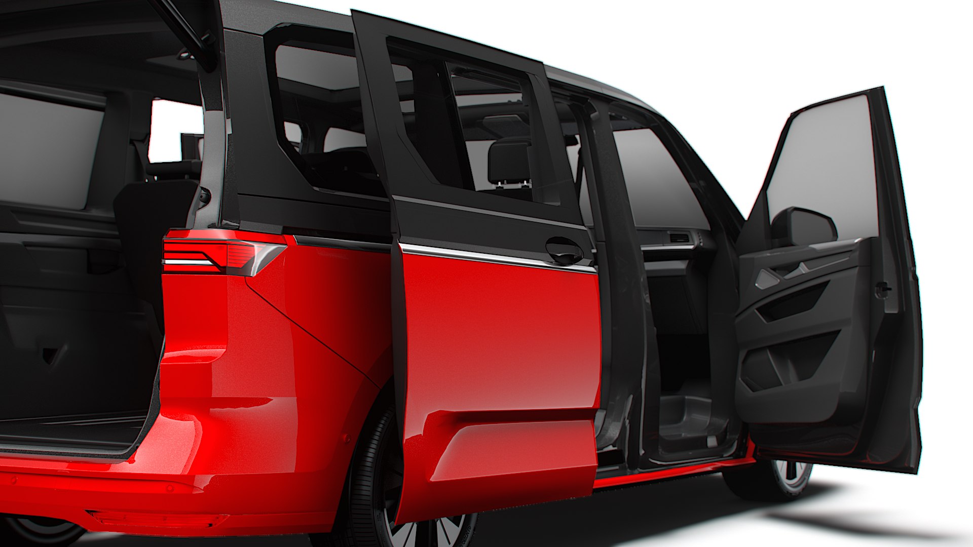 VW T7 Multivan Long HQ Interior 2025 3D - TurboSquid 2317040