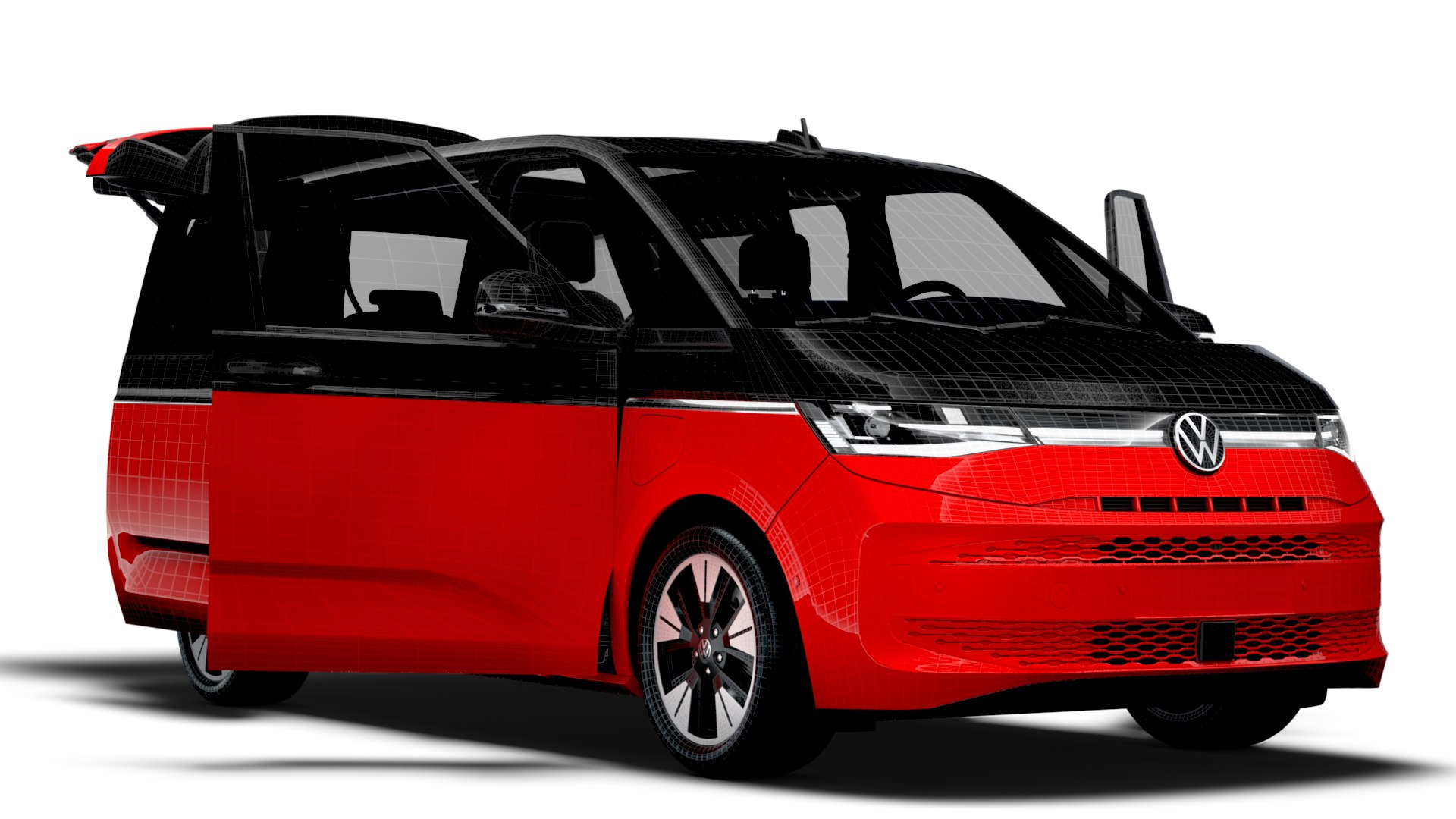 VW T7 Multivan Long HQ Interior 2025 3D - TurboSquid 2317040