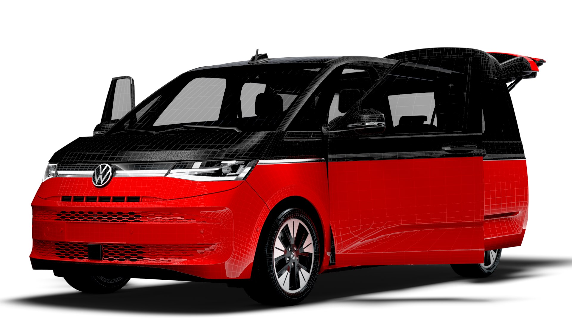 VW T7 Multivan Long HQ Interior 2025 3D - TurboSquid 2317040