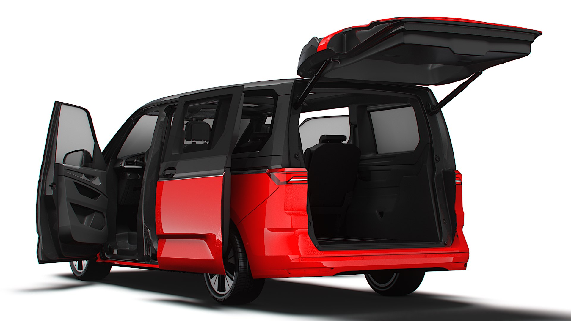 VW T7 Multivan Long HQ Interior 2025 3D - TurboSquid 2317040