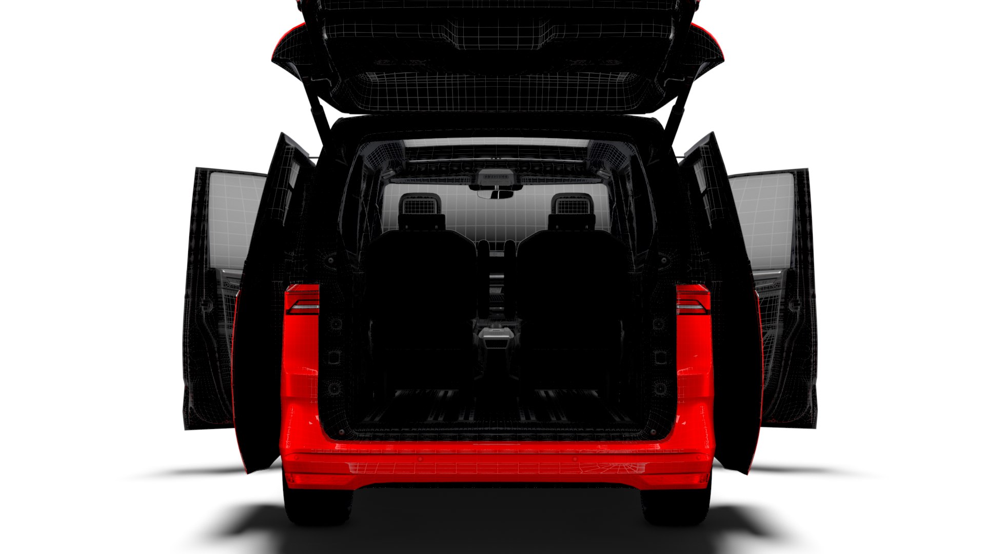 VW T7 Multivan Long HQ Interior 2025 3D - TurboSquid 2317040